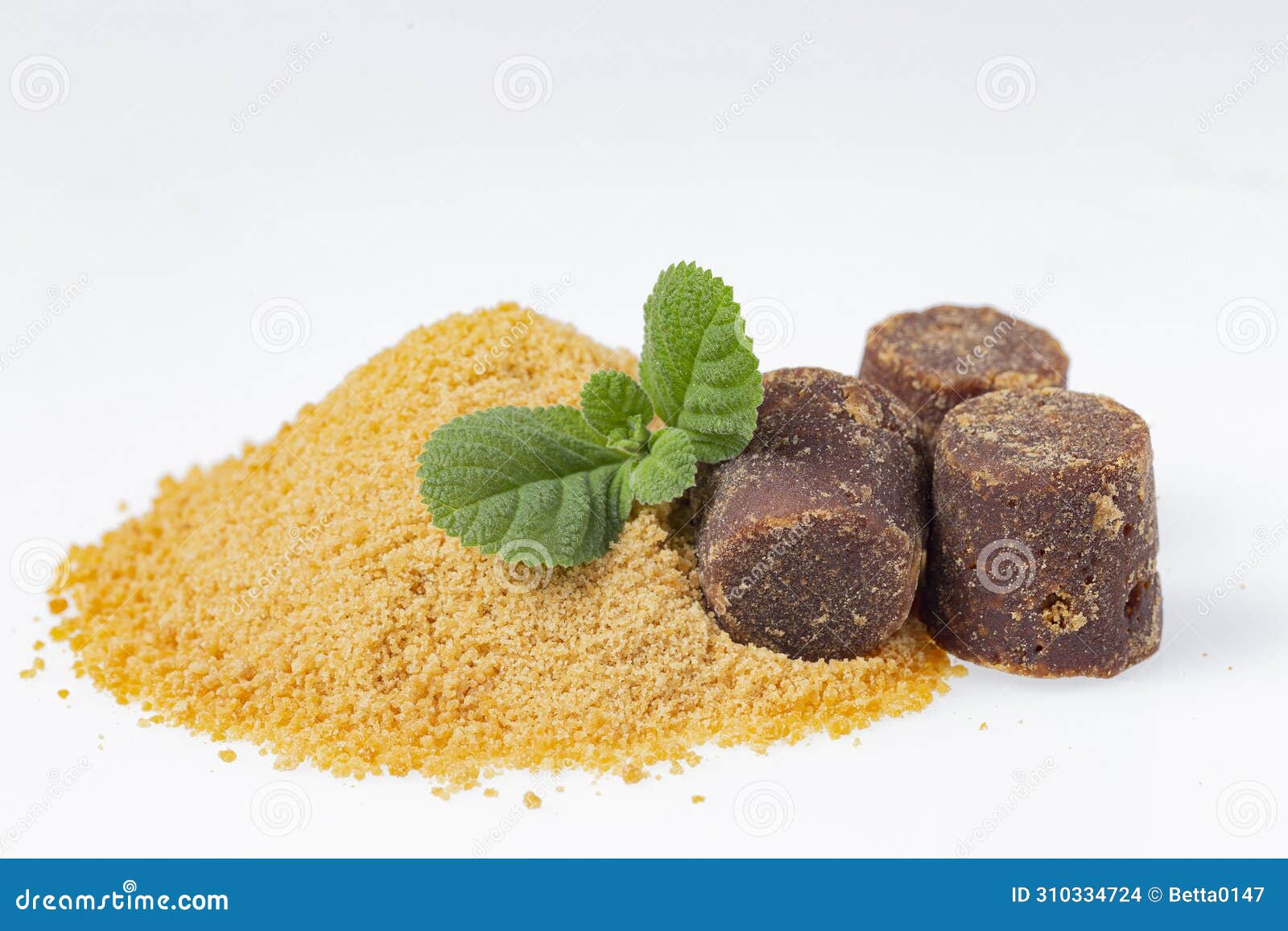 Piloncillo En Bar and Ground Piloncillo Stock Photo - Image of ...