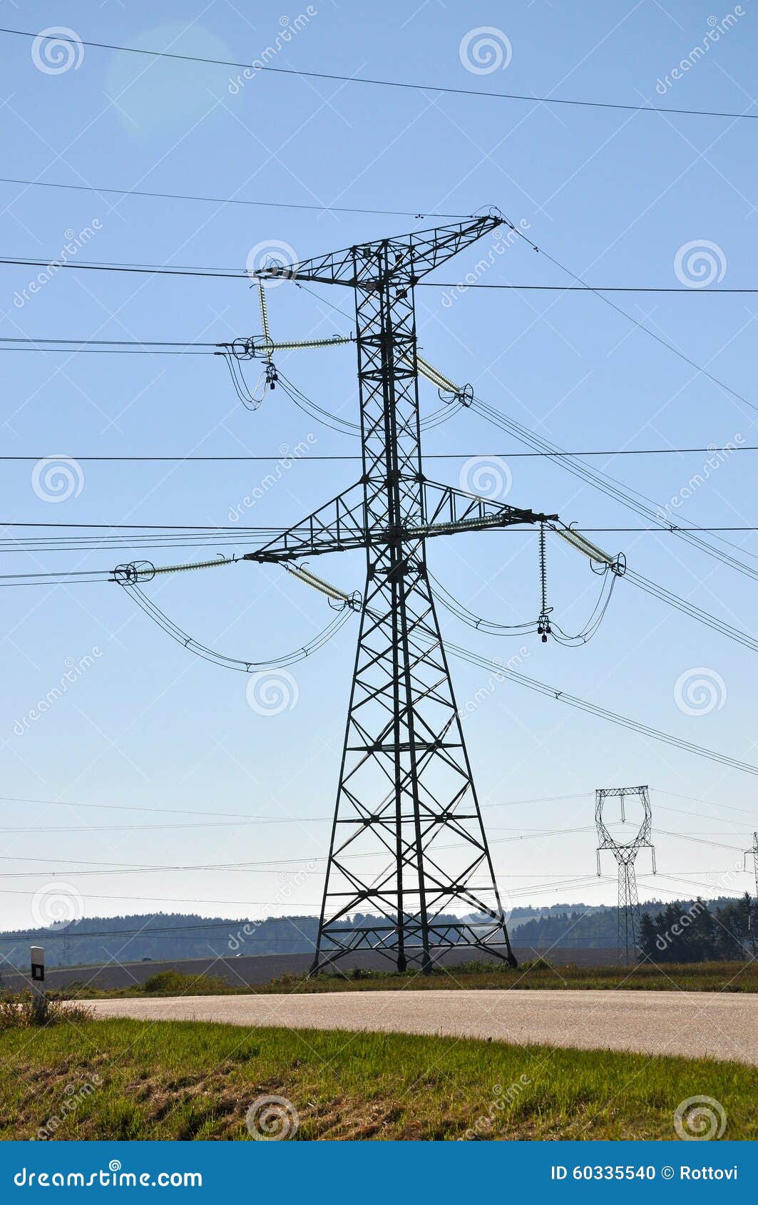 Pilone fotografia stock. Immagine di spazio, podere, alto - 60335540