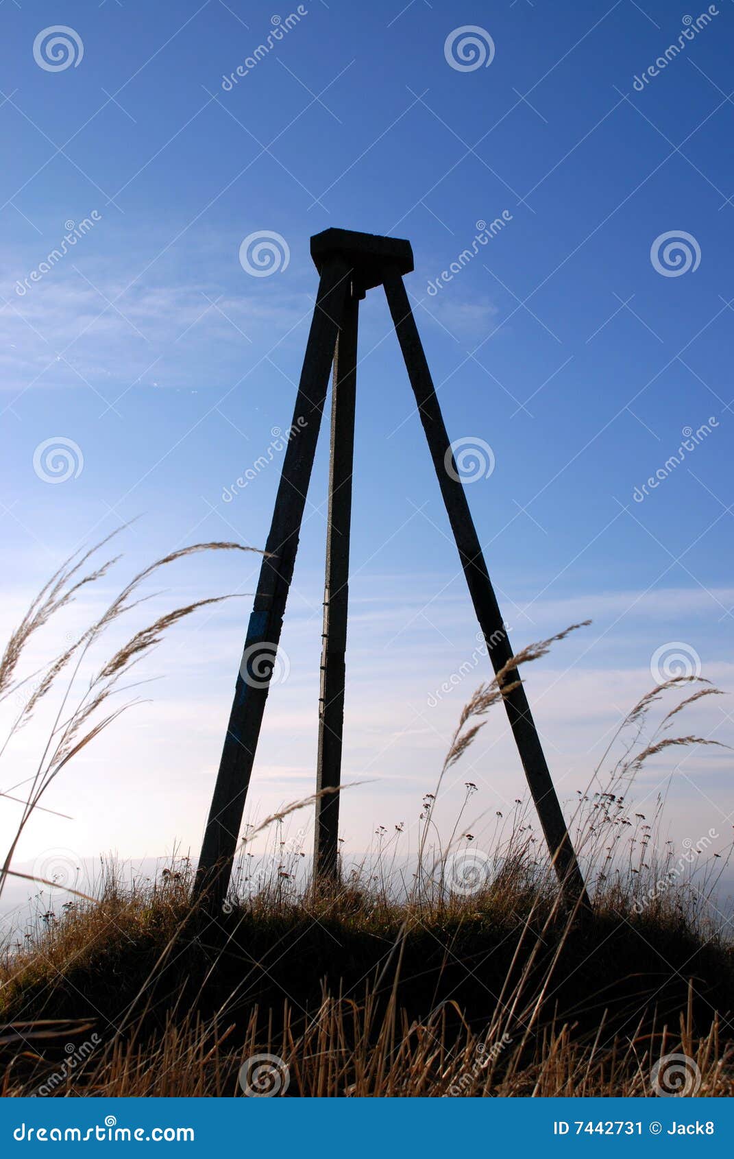 Pilone immagine stock. Immagine di campagna, paesaggio - 7442731