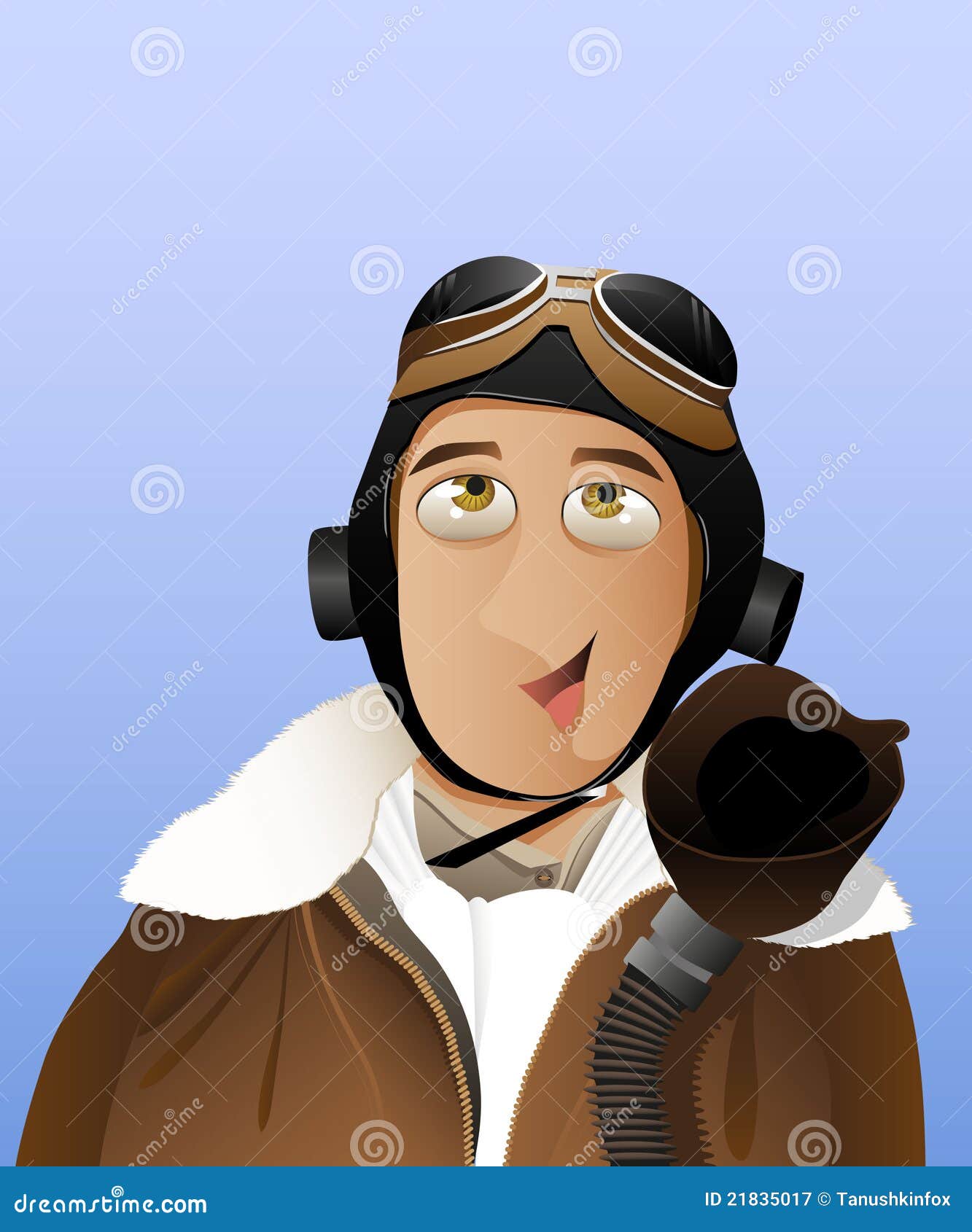Pilot stock vector. Illustration of pilot, profession - 21835017