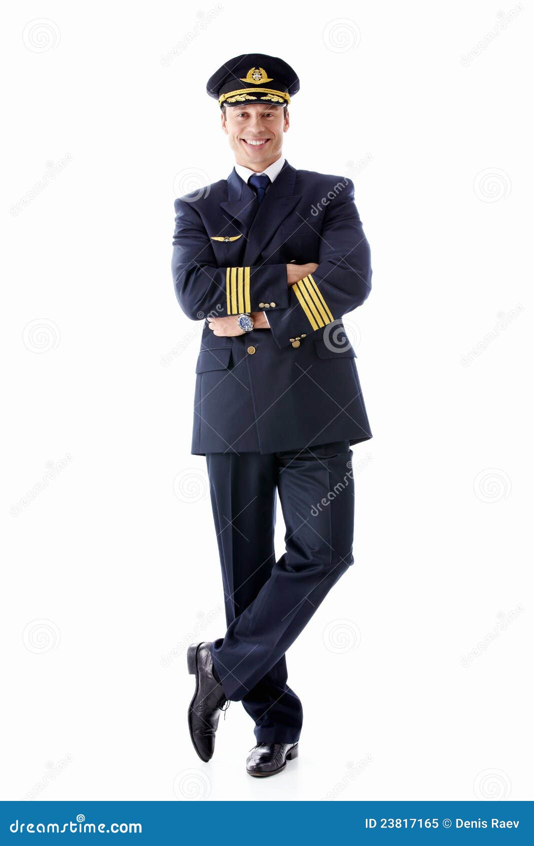 Pilot stock image. Image of attractive, airline, looking - 23817165