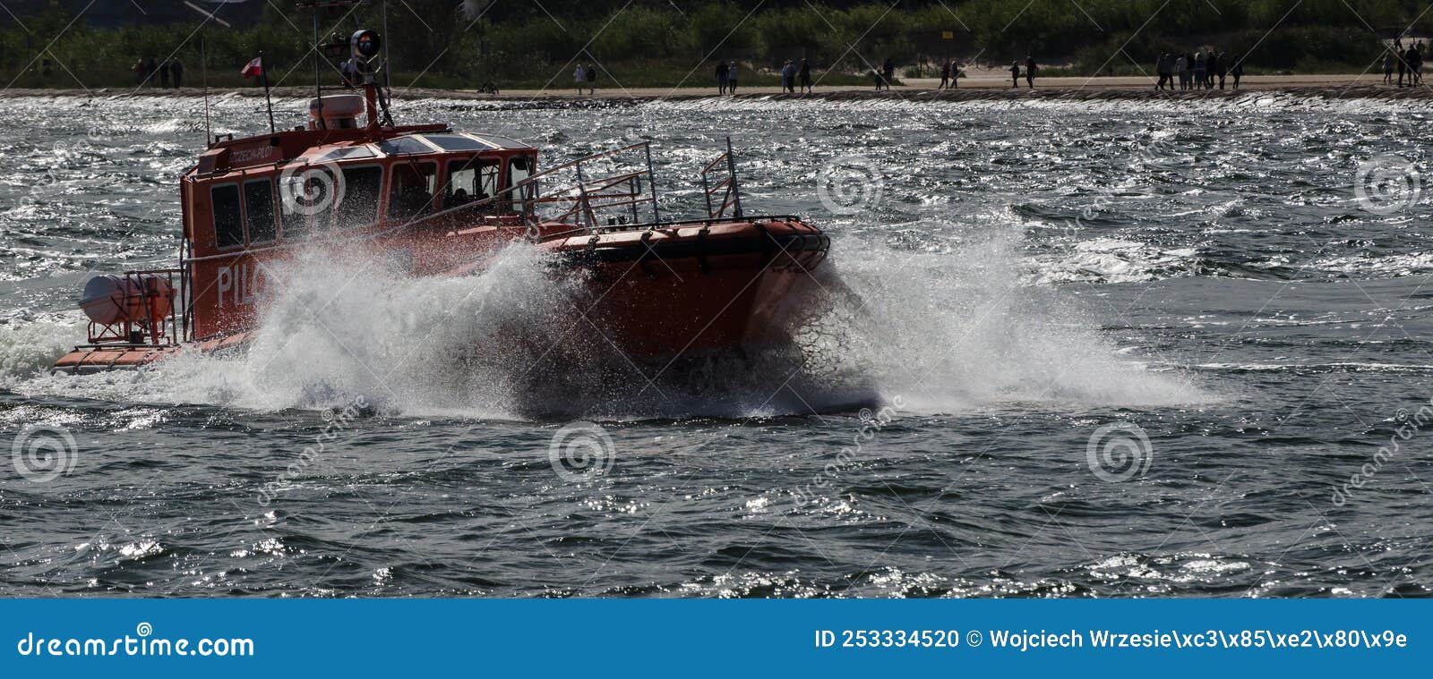 PILOT BOAT editorial image. Image of administration - 253334520