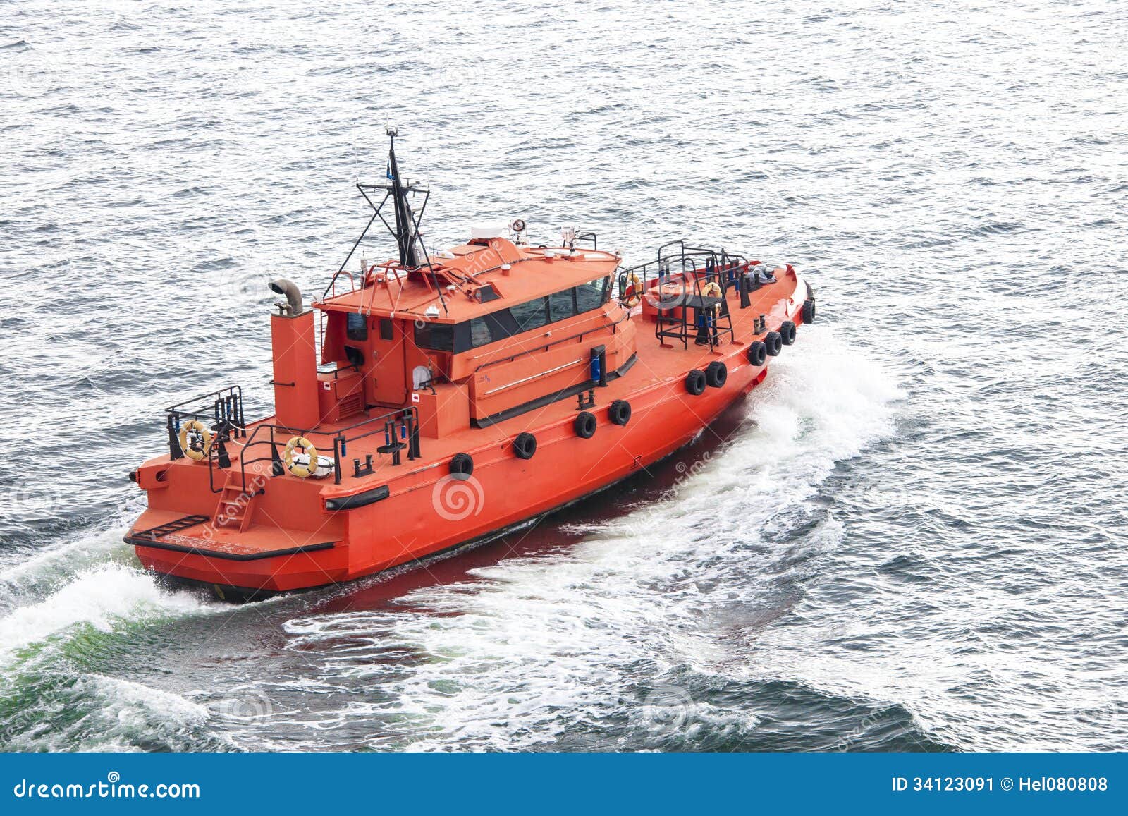 Pilot boat stock image. Image of boat, schlep, stream - 34123091
