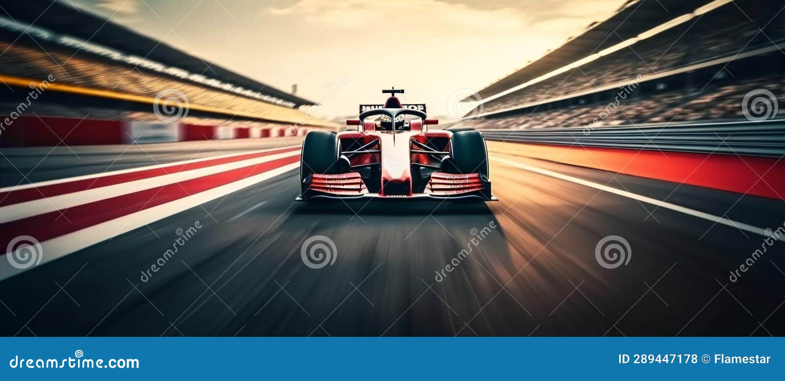 Pilot in the Car Cabin Racing on Track Stock Illustration ...