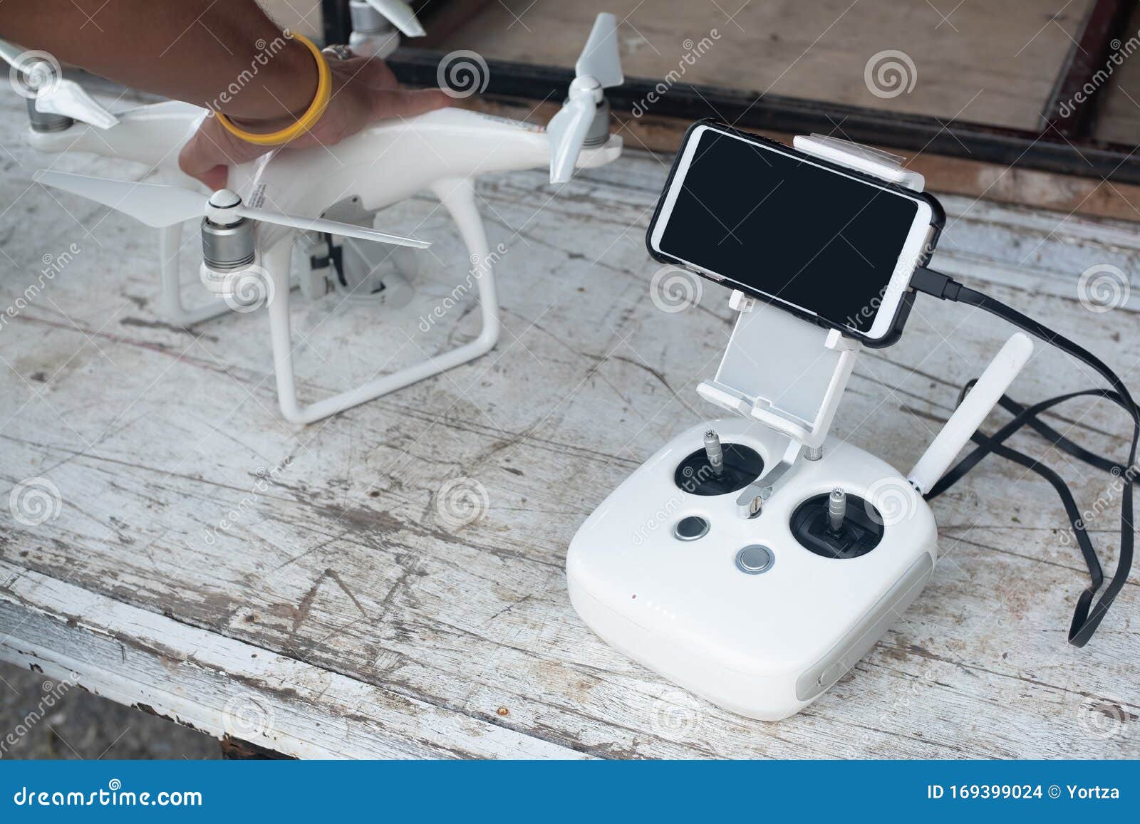 The Pilot is Controlling the Drone Stock Photo - Image of piloting ...