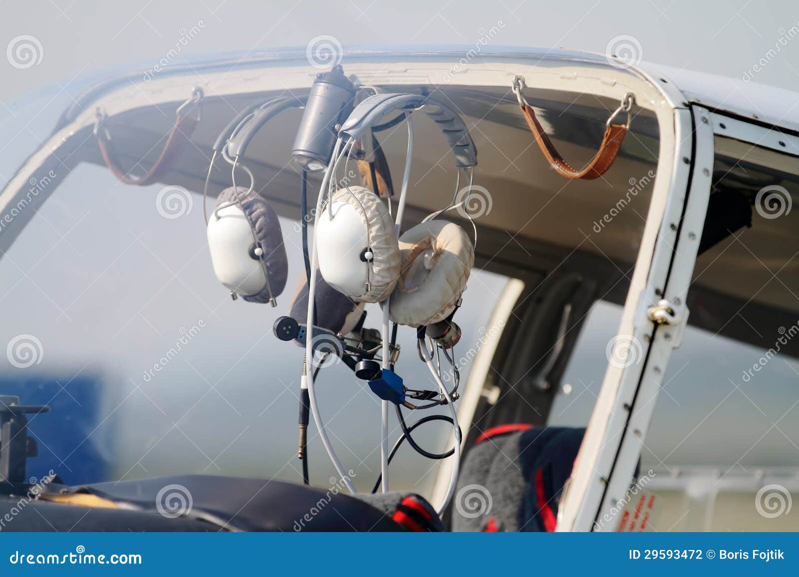 Pilot headsets stock photo. Image of travel, airplane - 29593472