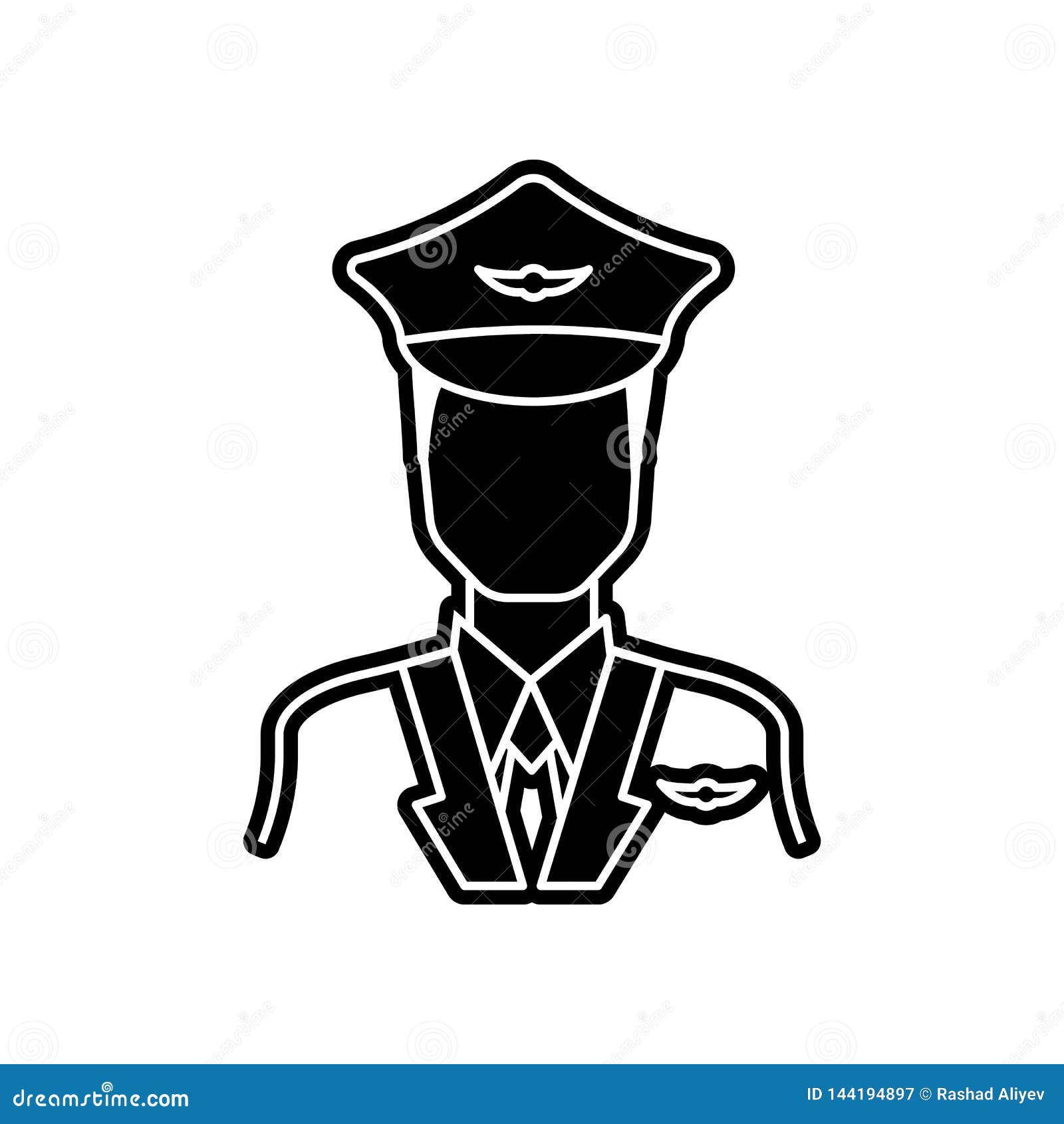Pilot Icon. Element of Proffecions for Mobile Concept and Web Apps Icon ...