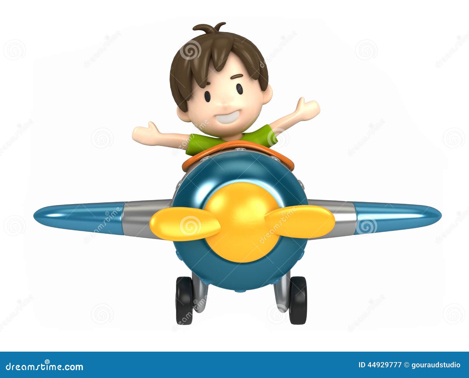 Pilot kid stock illustration. Illustration of cheerful - 44929777