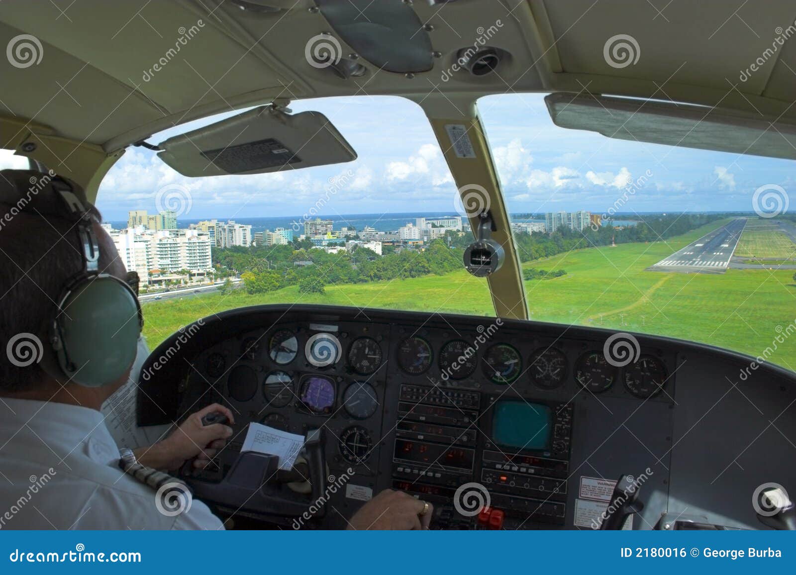 Pilot landing stock photo. Image of crew, ground, aircraft - 2180016