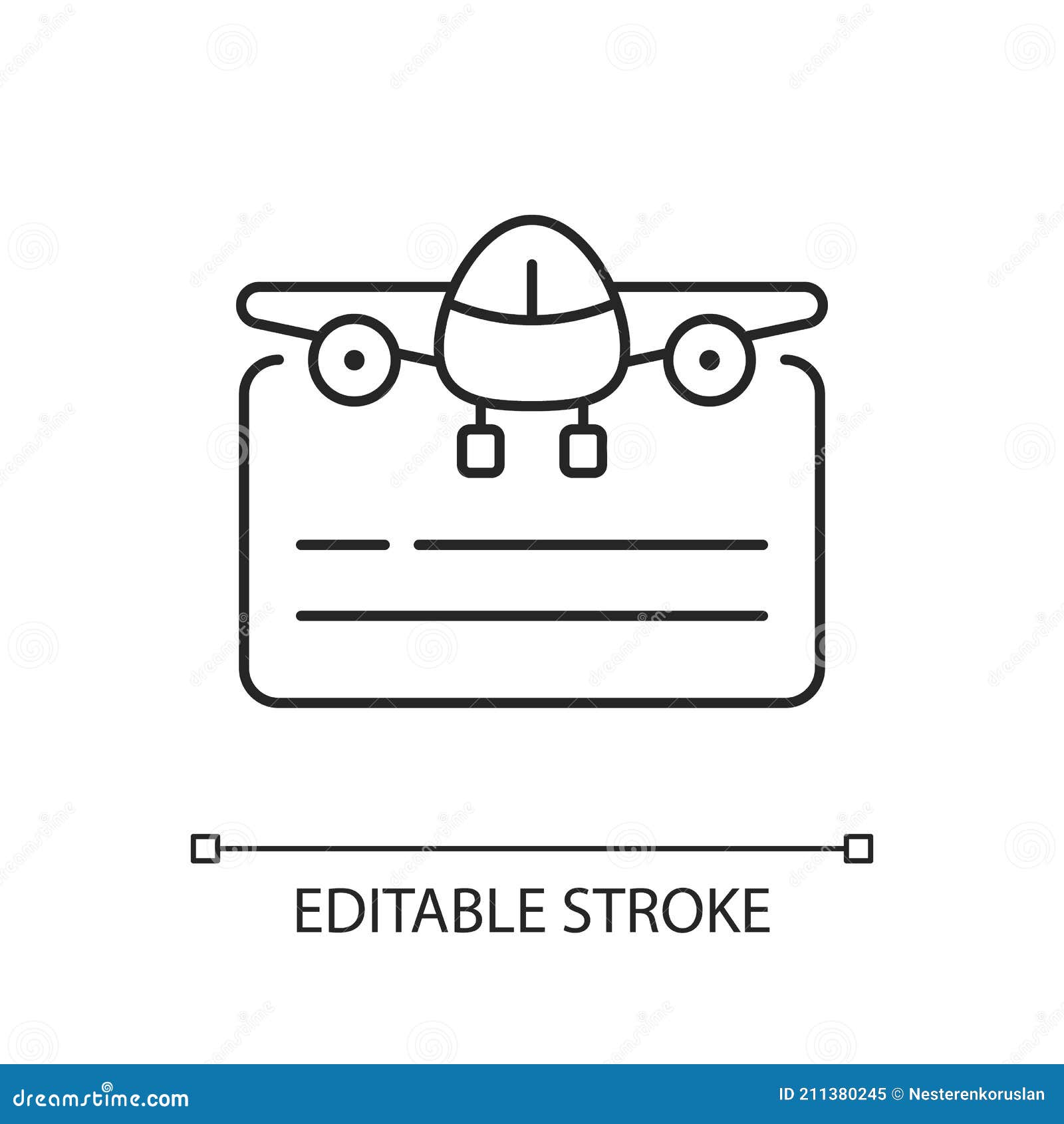 Pilot Linear Icons Set. Aviator, Cockpit, Flight, Navigation, Aircraft ...