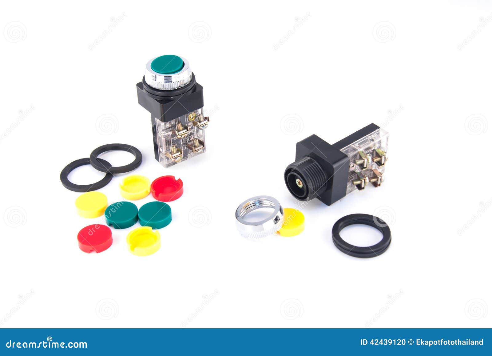 Pilot light switch stock illustration. Illustration of plastic - 42439120