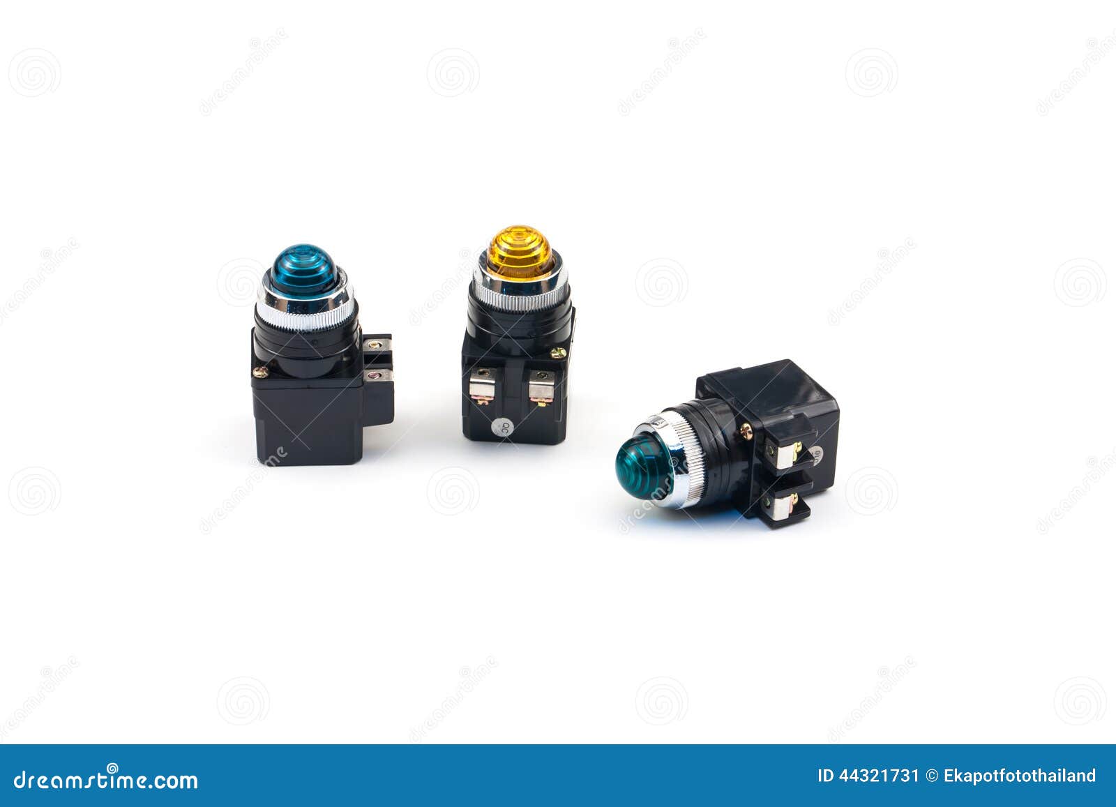 Pilot light switch stock image. Image of plastic, button - 44321731