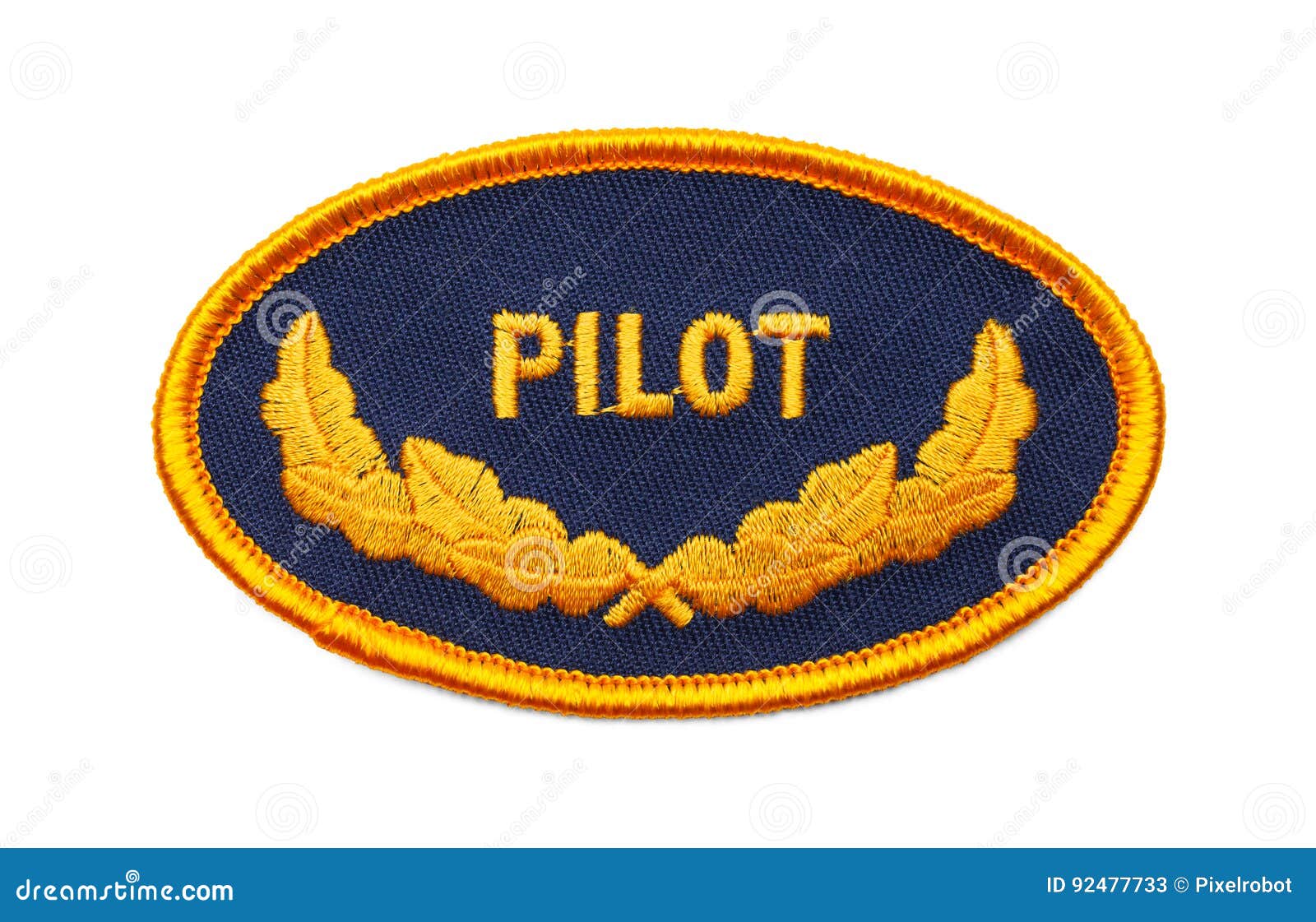 Pilot Patch stock image. Image of uniform, insignia, leaf - 92477733