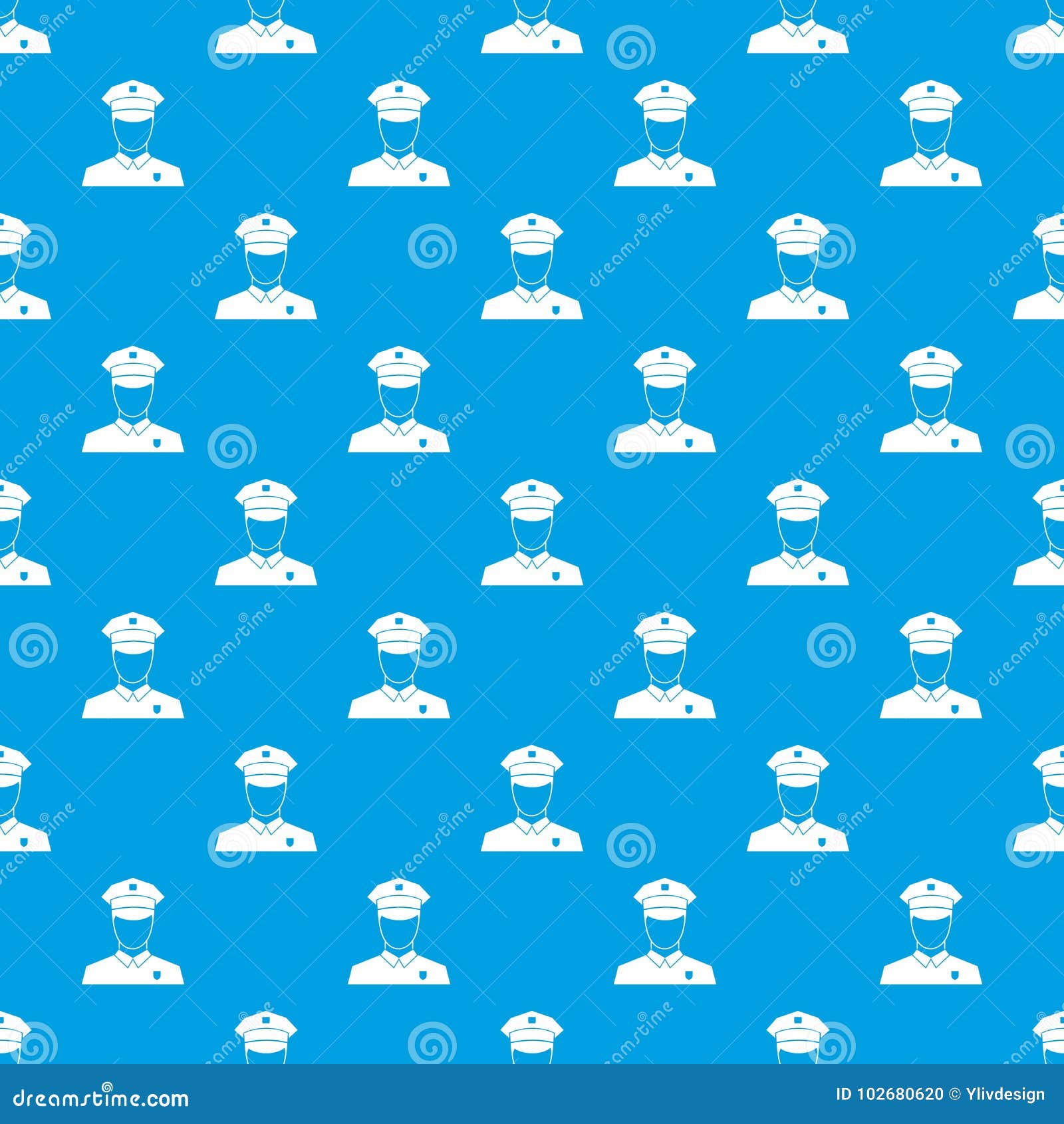 Pilot Pattern Seamless Blue Stock Vector - Illustration of flight ...