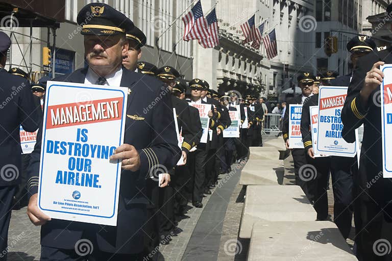 Pilot Protest editorial stock photo. Image of signs, safety - 21339848