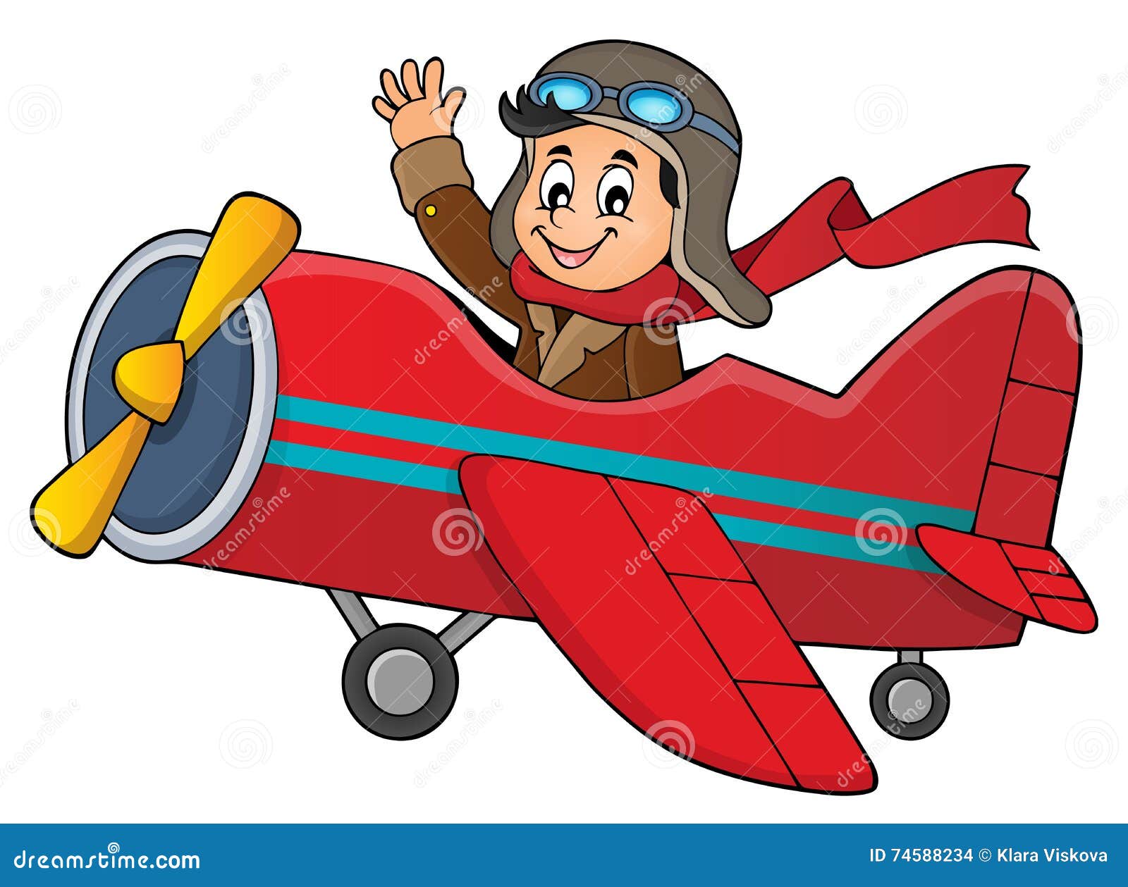 Airplane Pilot Clipart