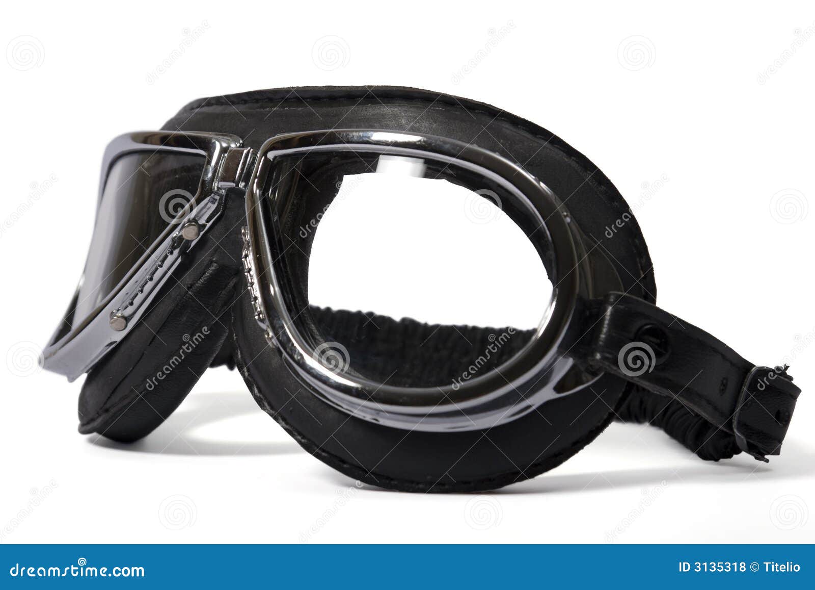Pilot s goggles stock photo. Image of isolated, adrenaline - 3135318