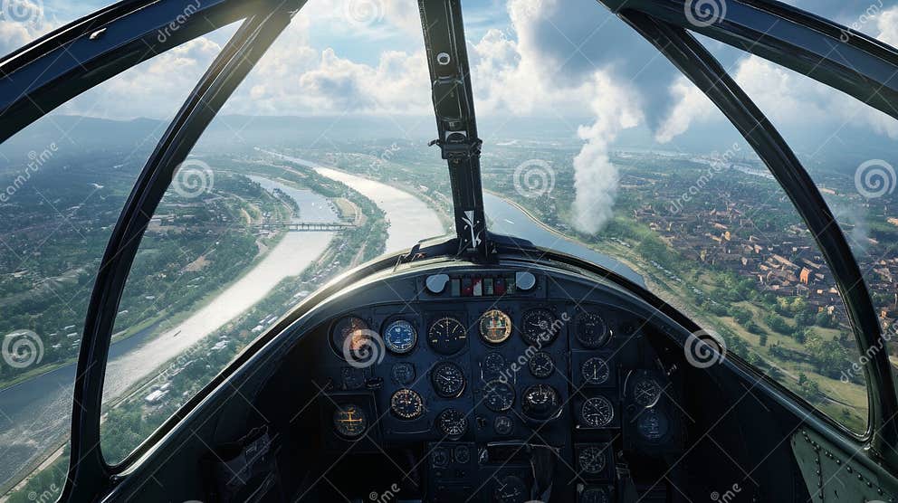A Pilot S Perspective Captivating Views from the Cockpit during an ...