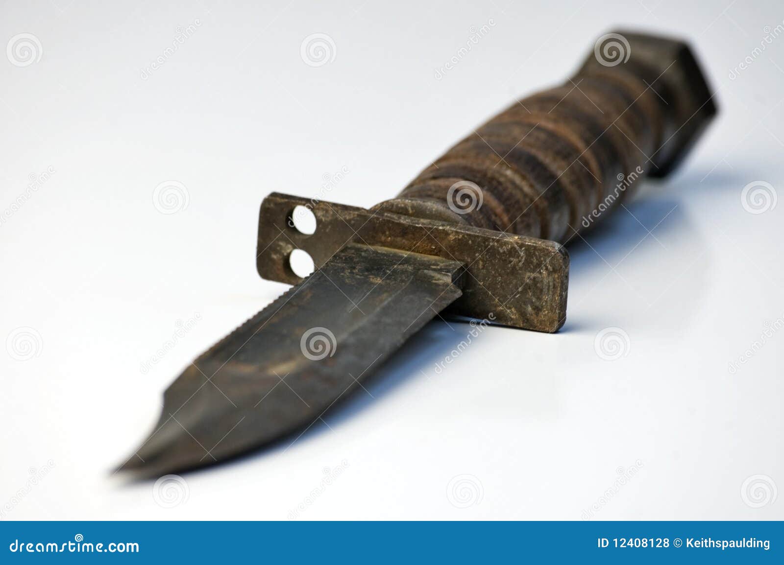 Survival Knife And Military Compass Royalty-Free Stock Photography ...