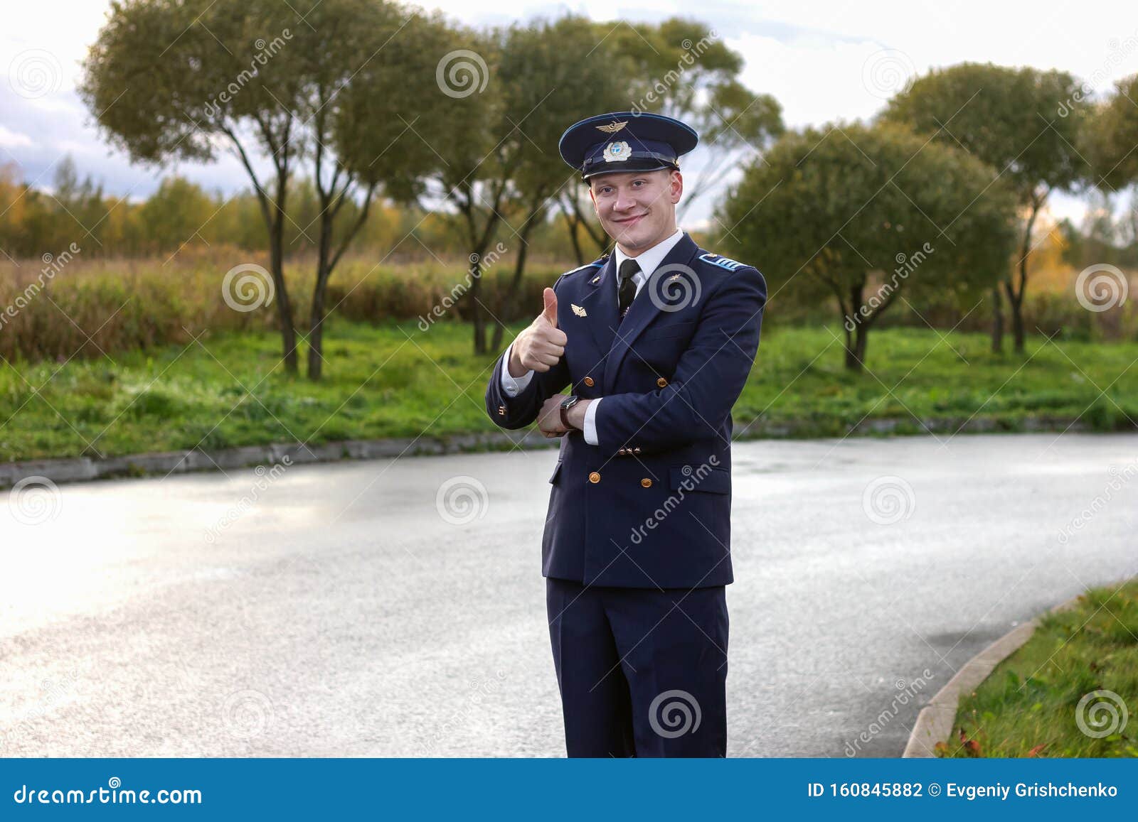 Pilot Show Like Super Occupation Transportation Uniform Stock Photo ...
