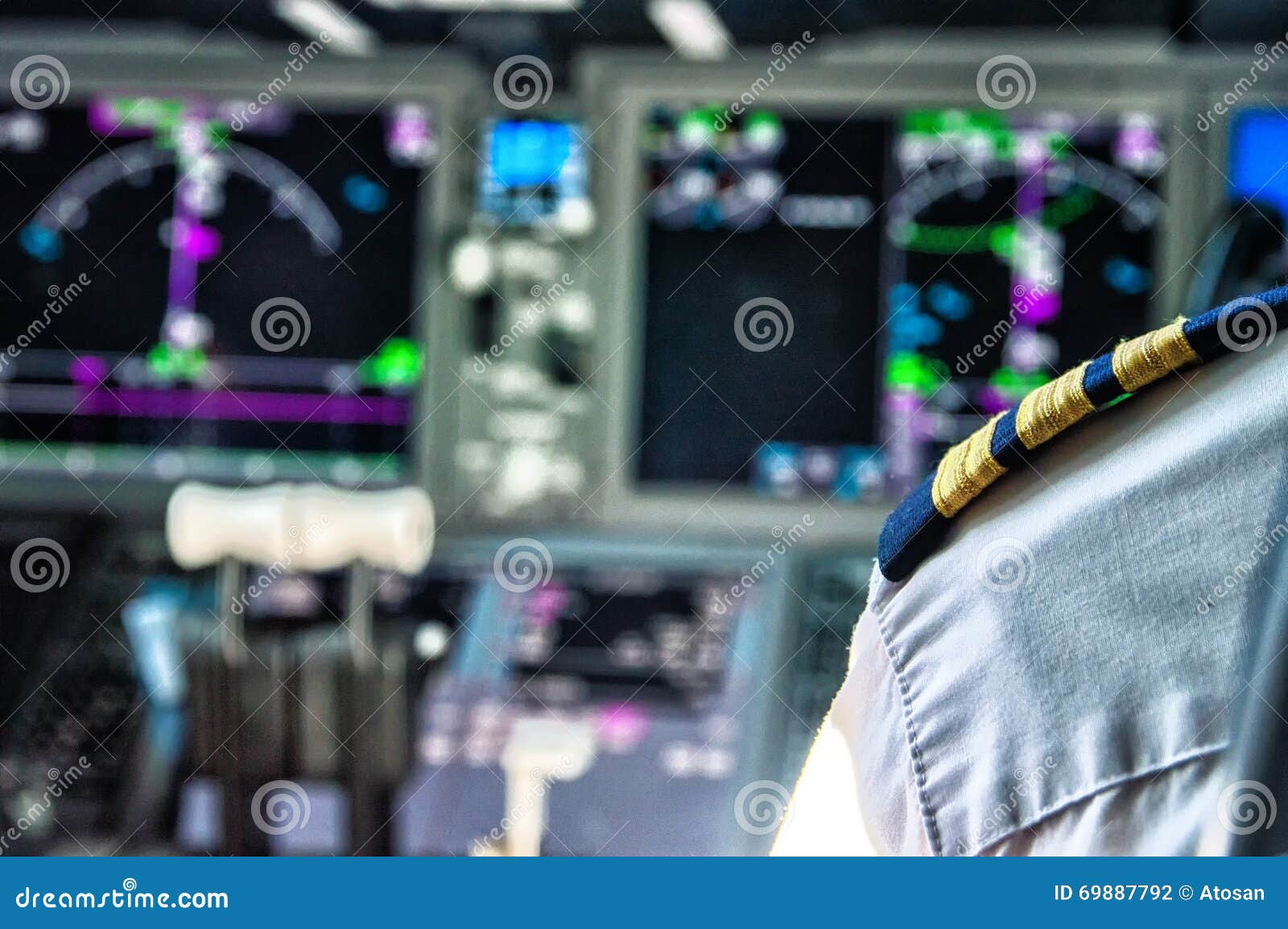 Pilot stripes stock photo. Image of rank, pilot, airplane - 69887792