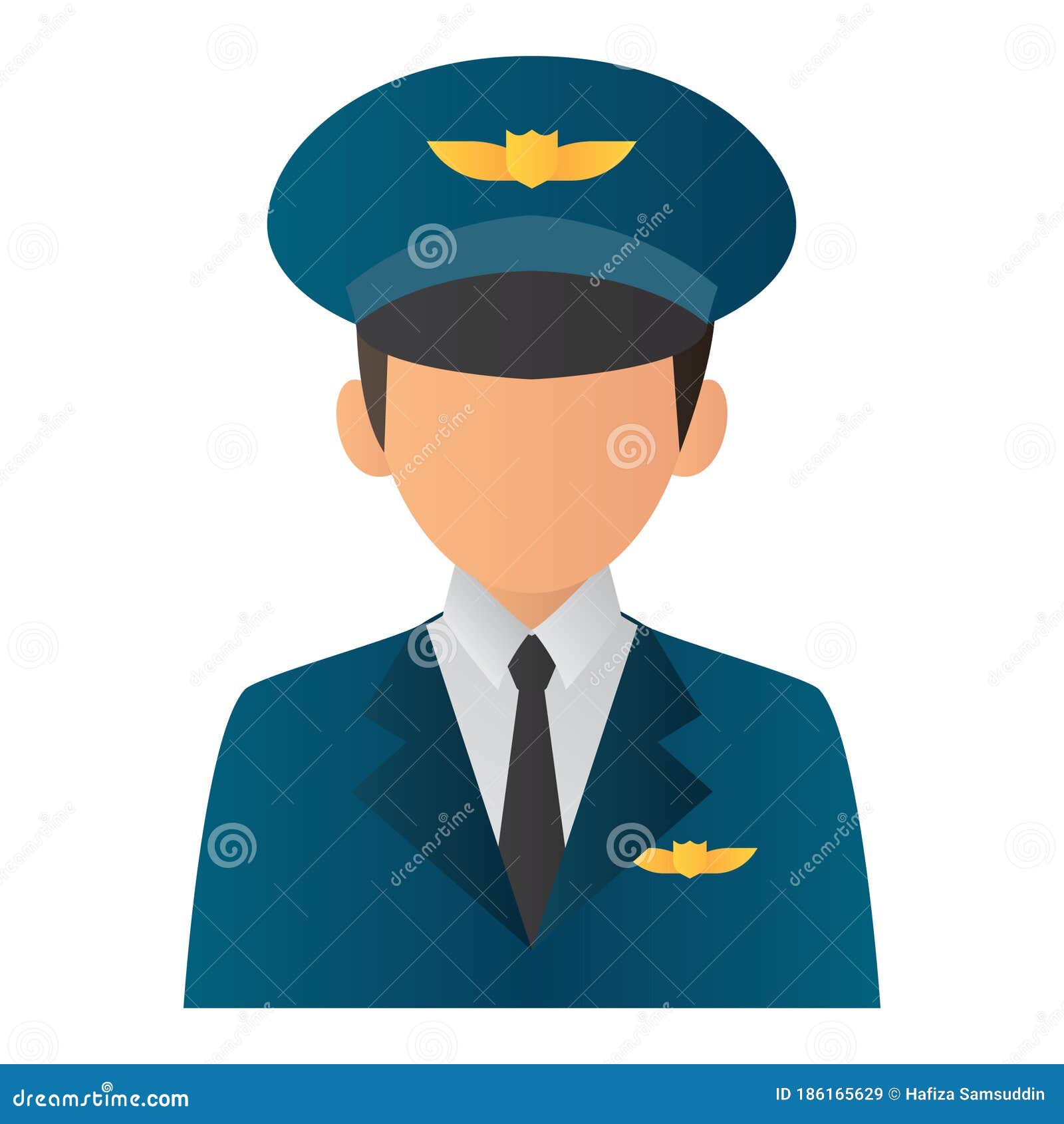 Pilot. Vector Illustration Decorative Design Stock Vector ...