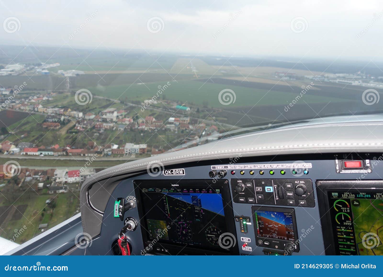Pilot at work stock image. Image of multifunction, aviation - 214629305