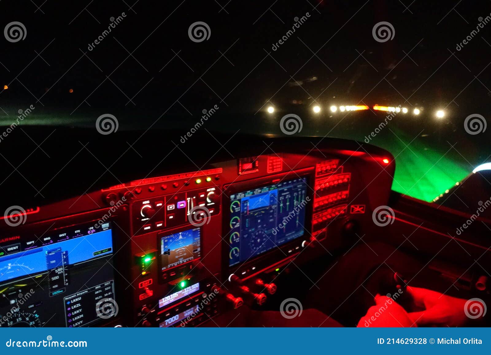 Pilot at work stock photo. Image of aeroplane, departure - 214629328