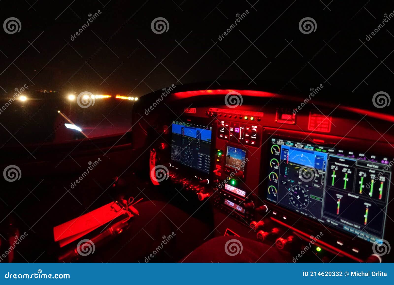 Pilot at work stock photo. Image of landing, approach - 214629332