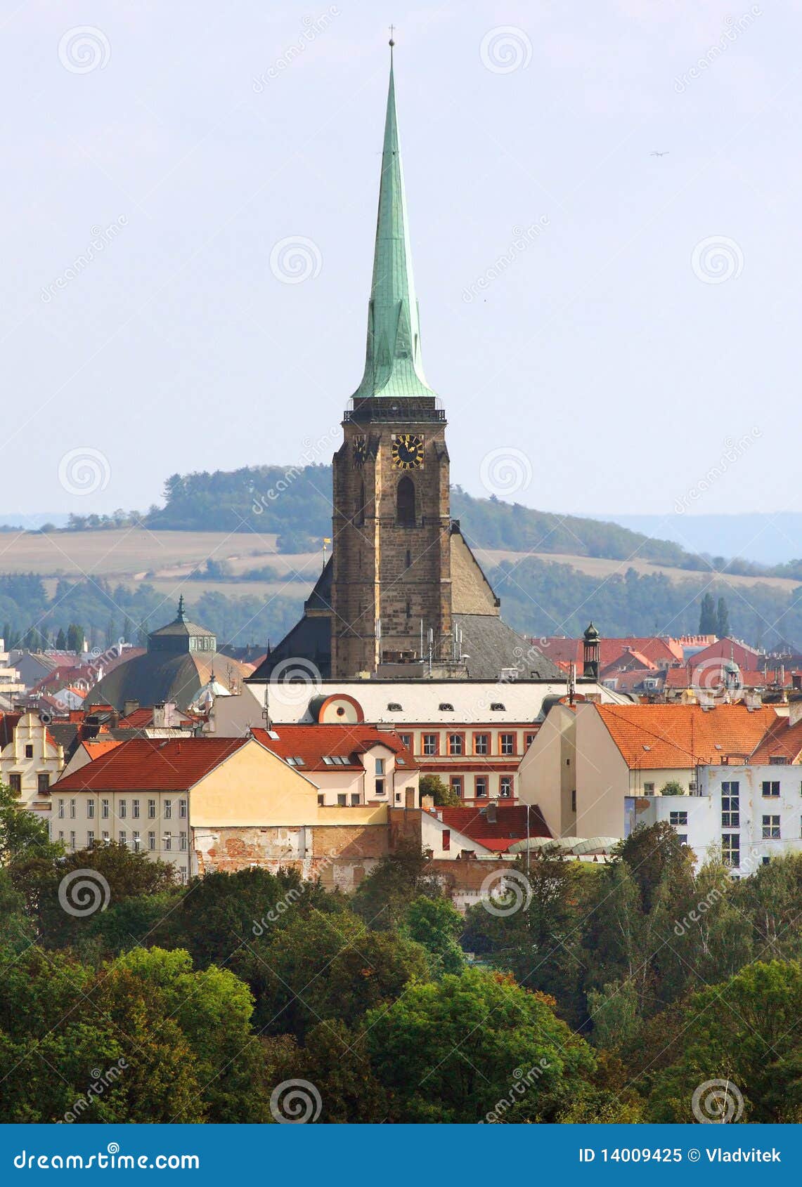 Pilsen City stock image. Image of monastery, cultural - 14009425