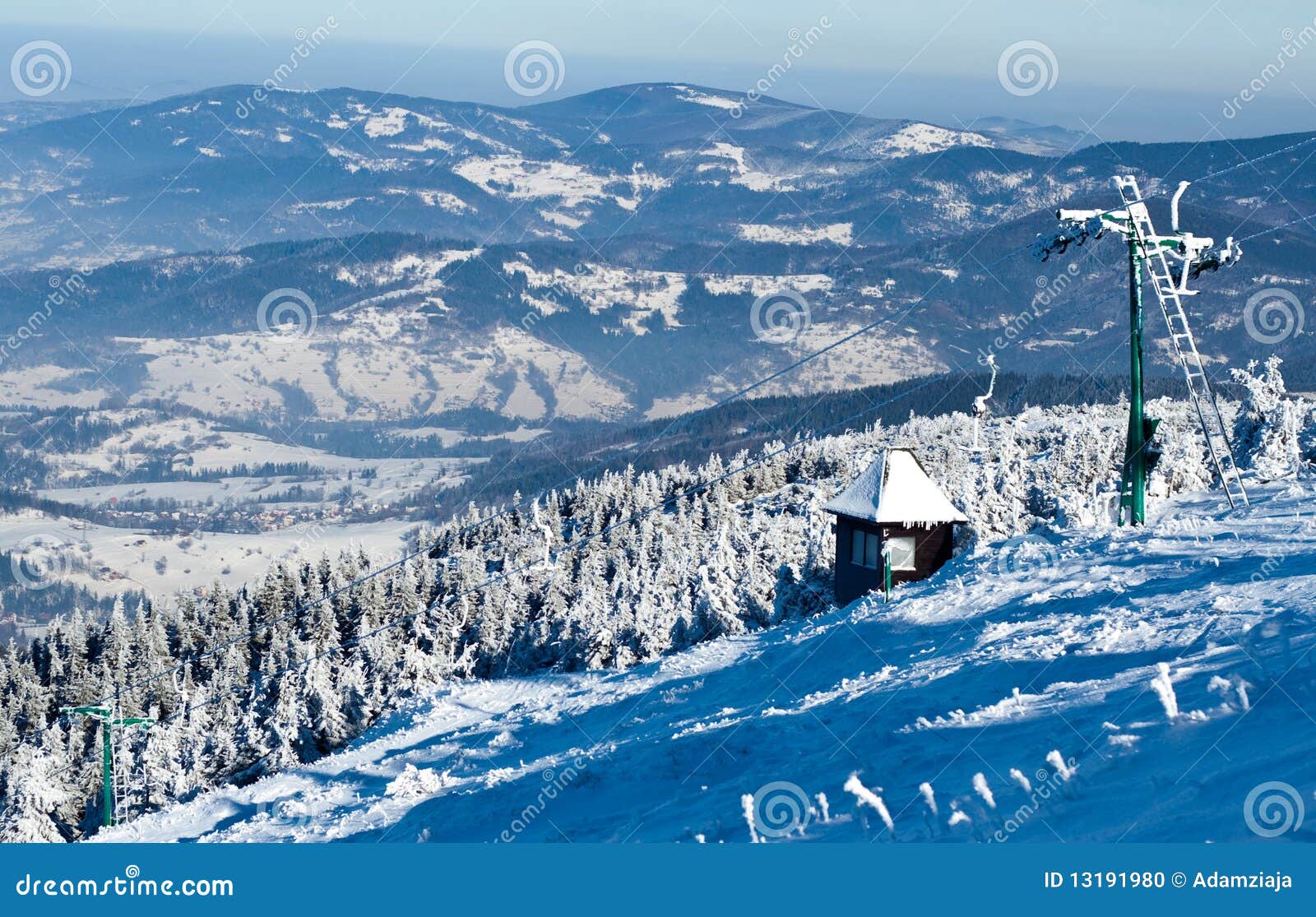 Pilsko, Poland stock photo. Image of expedition, mountain - 13191980