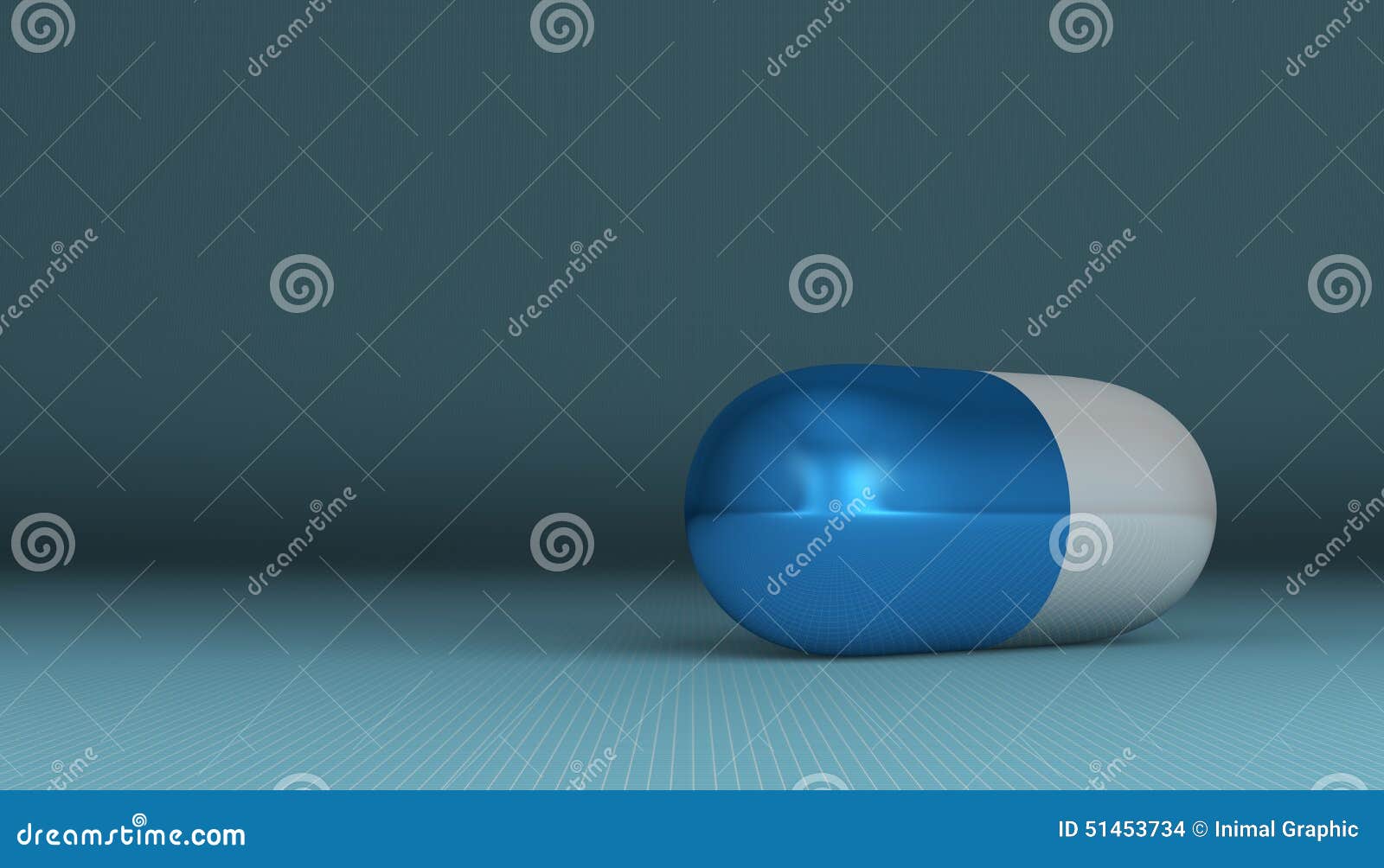 Pilule blanche et bleue illustration stock. Illustration of espace ...