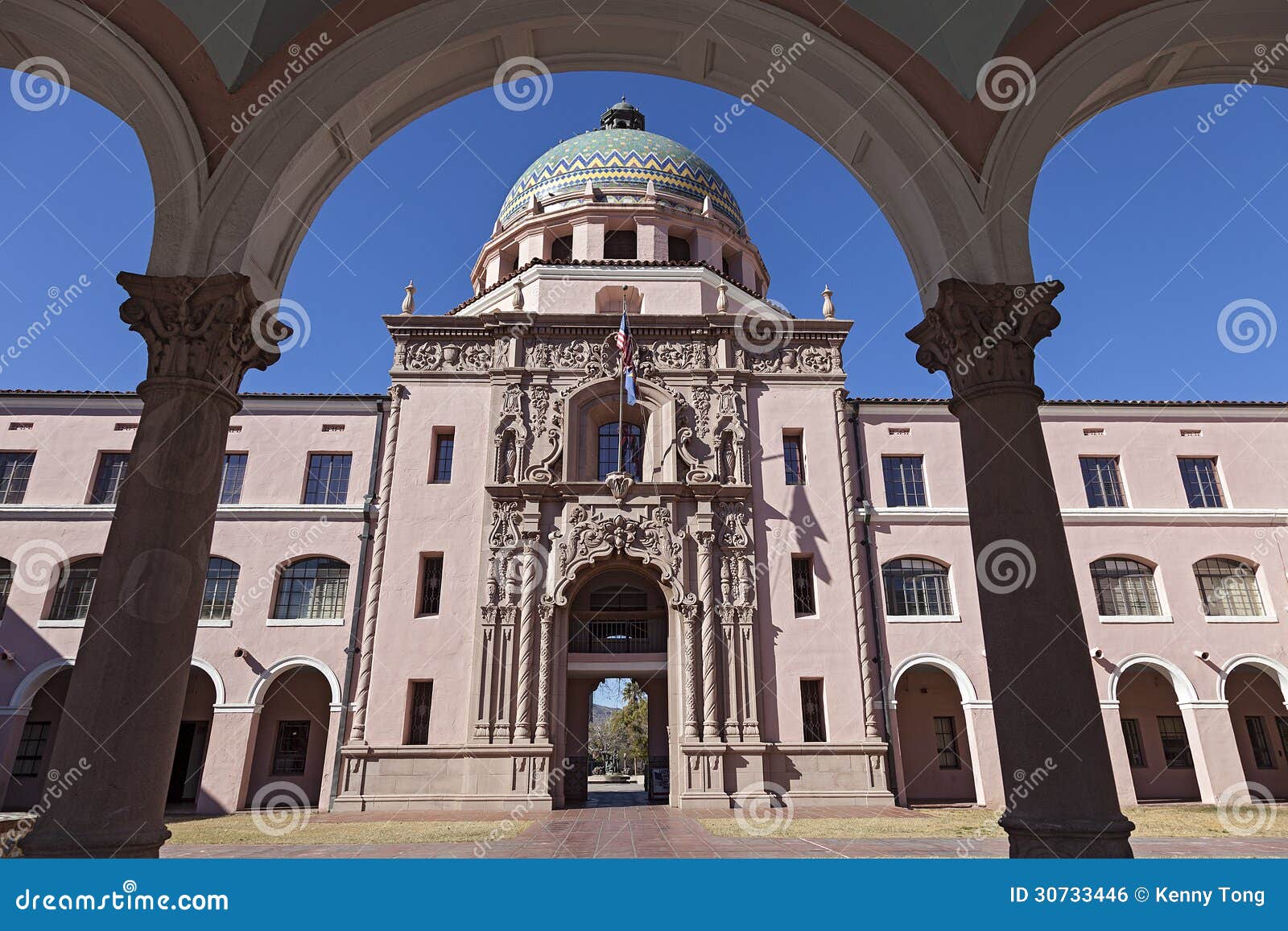 Pima County Courthouse-Tucson Stock Photo - Image of america, mosaic ...