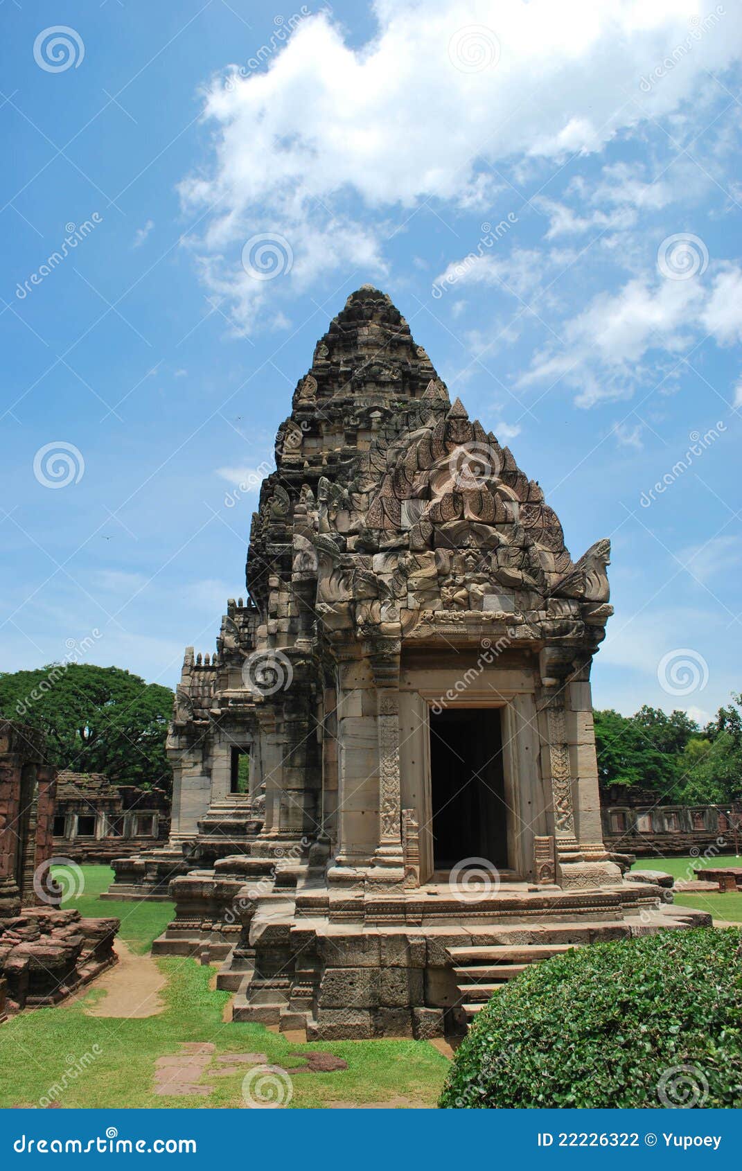 Pimai stone castle stock photo. Image of buddha, asian - 22226322
