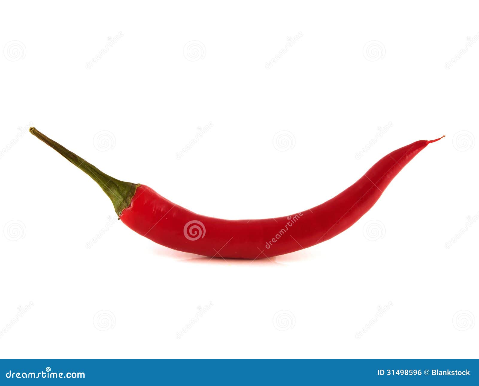 Piment De Piment Rouge Sur Le Fond Blanc. Photo stock - Image du ...
