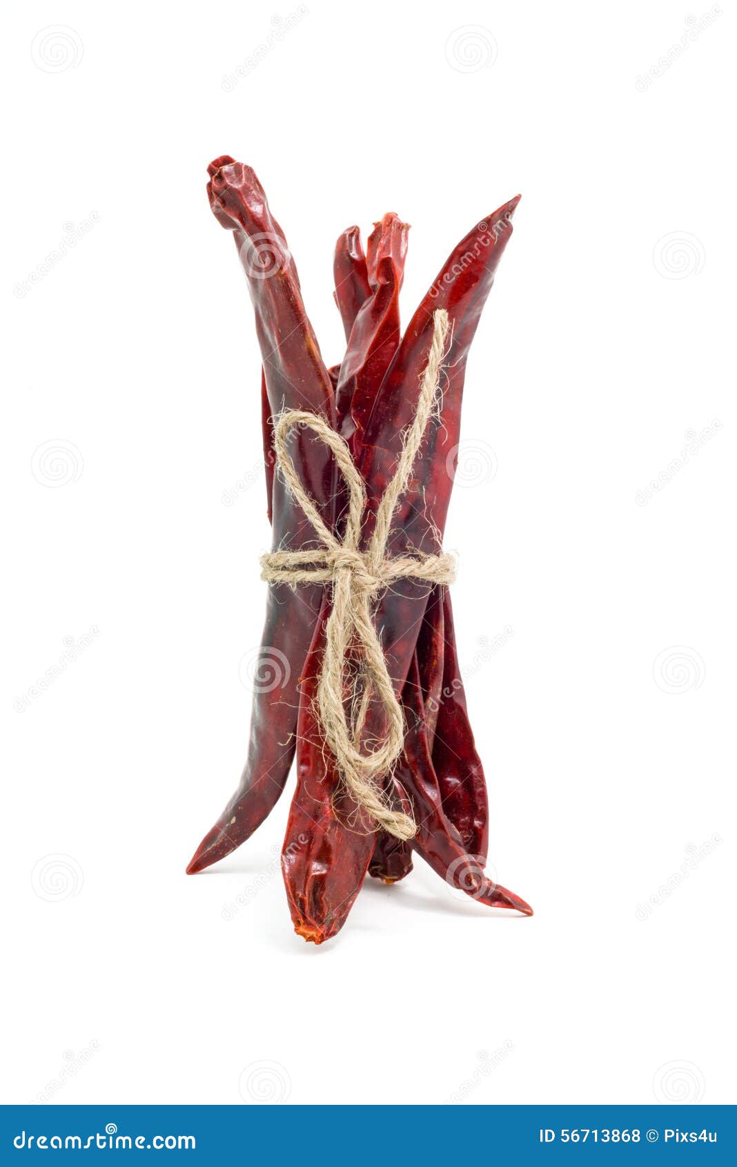 Piment Sec D'isolement Sur Le Fond Blanc Photo stock - Image du frais ...