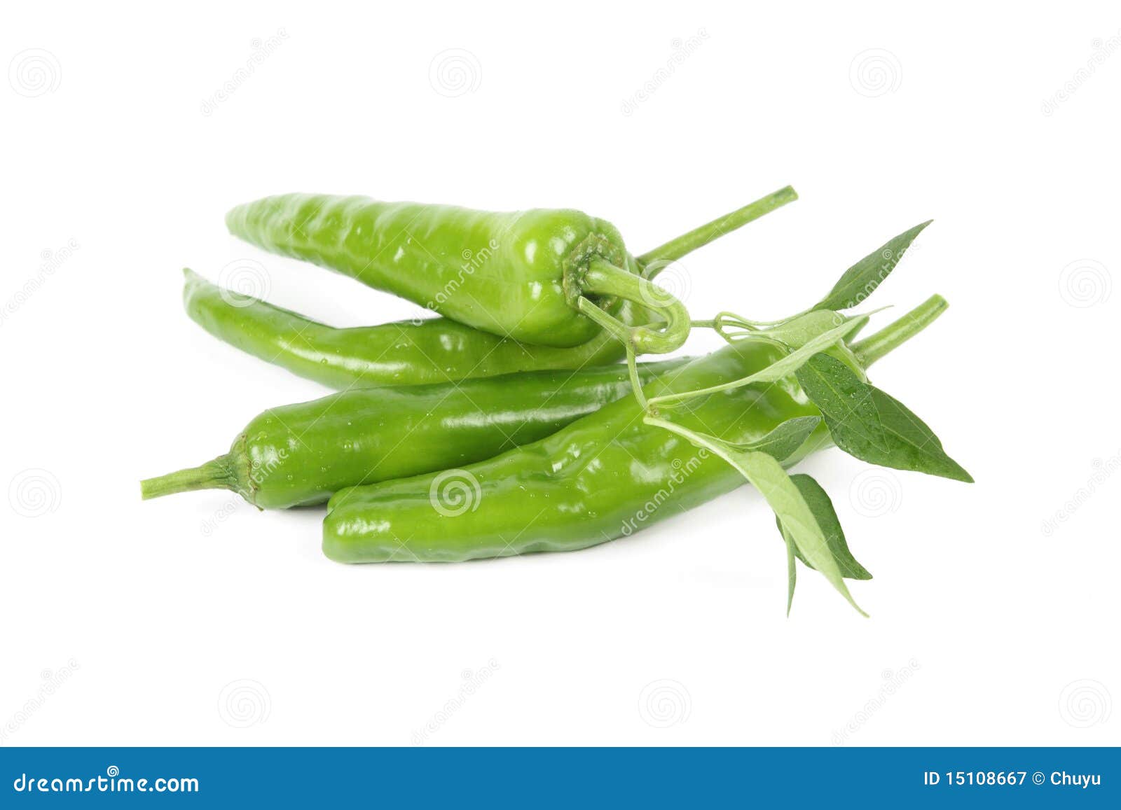 Pimenta verde imagem de stock. Imagem de dieta, vegetal - 15108667