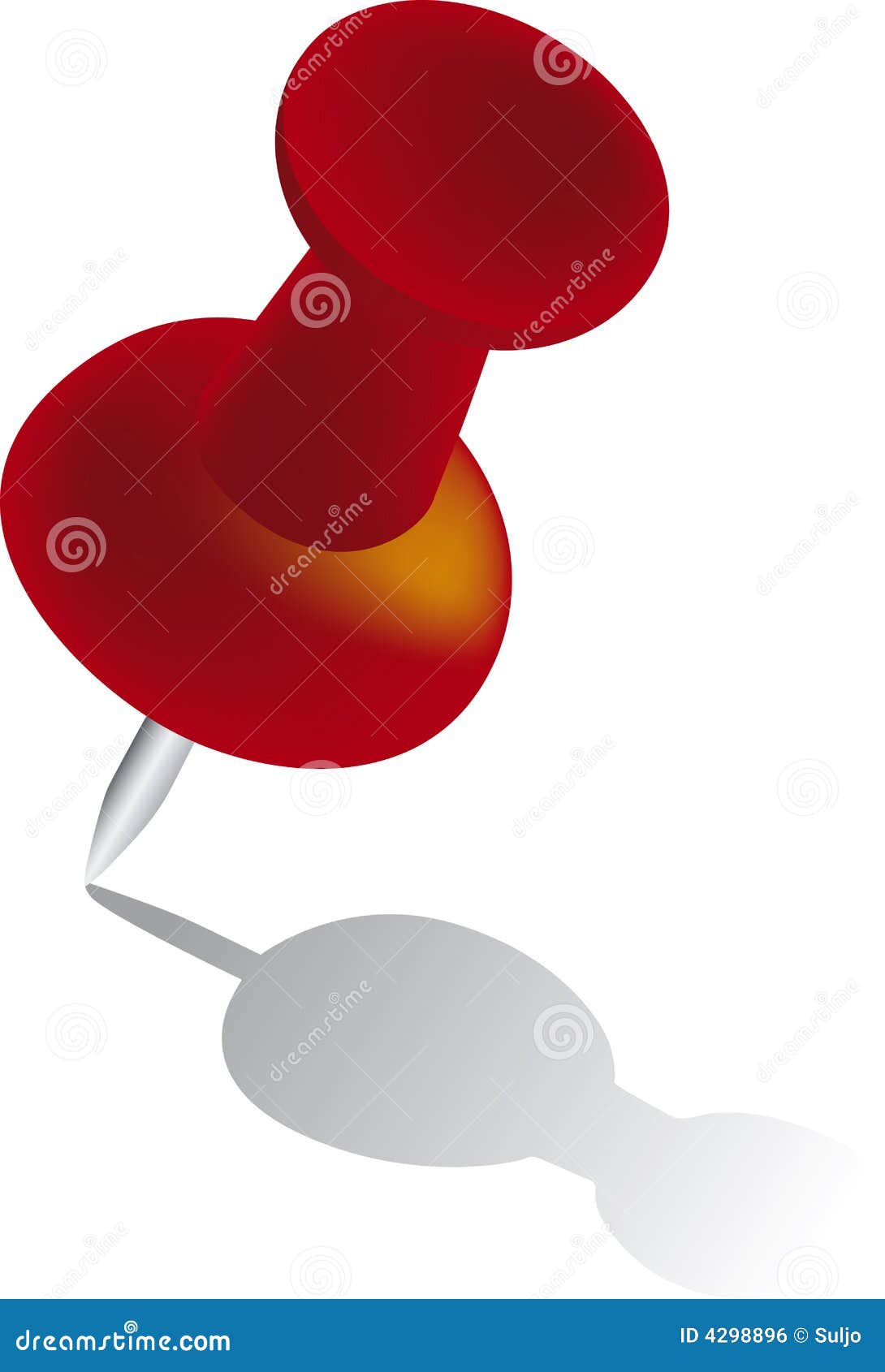 Pin stock vector. Illustration of note, notice, sharp - 4298896