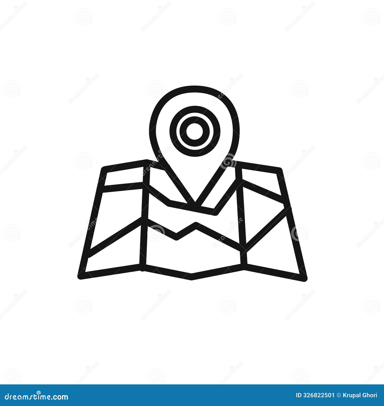 Pin on Amap Icon Linear Vector Graphics Sign Stock Illustration ...