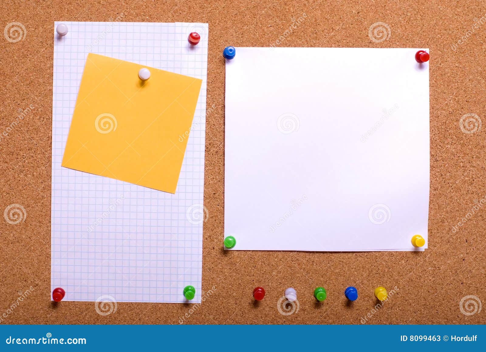 Pin board stock image. Image of notepad, ideas, notification - 8099463