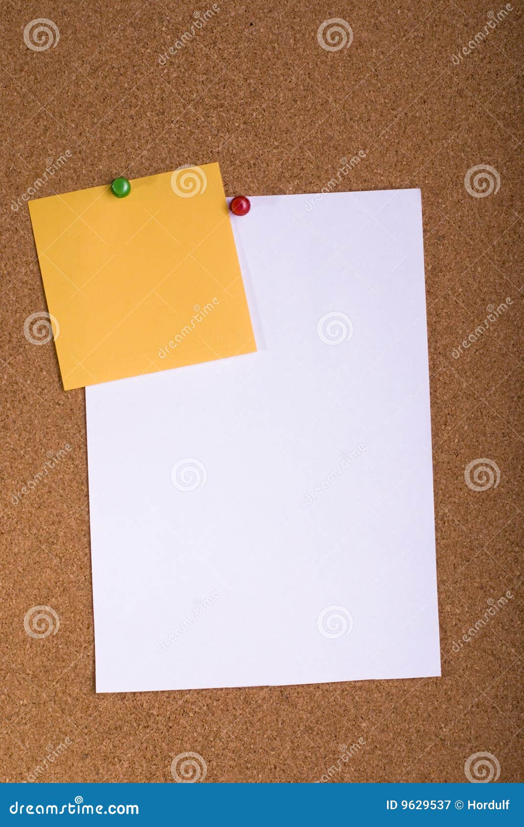 Pin board stock image. Image of business, document, board - 9629537
