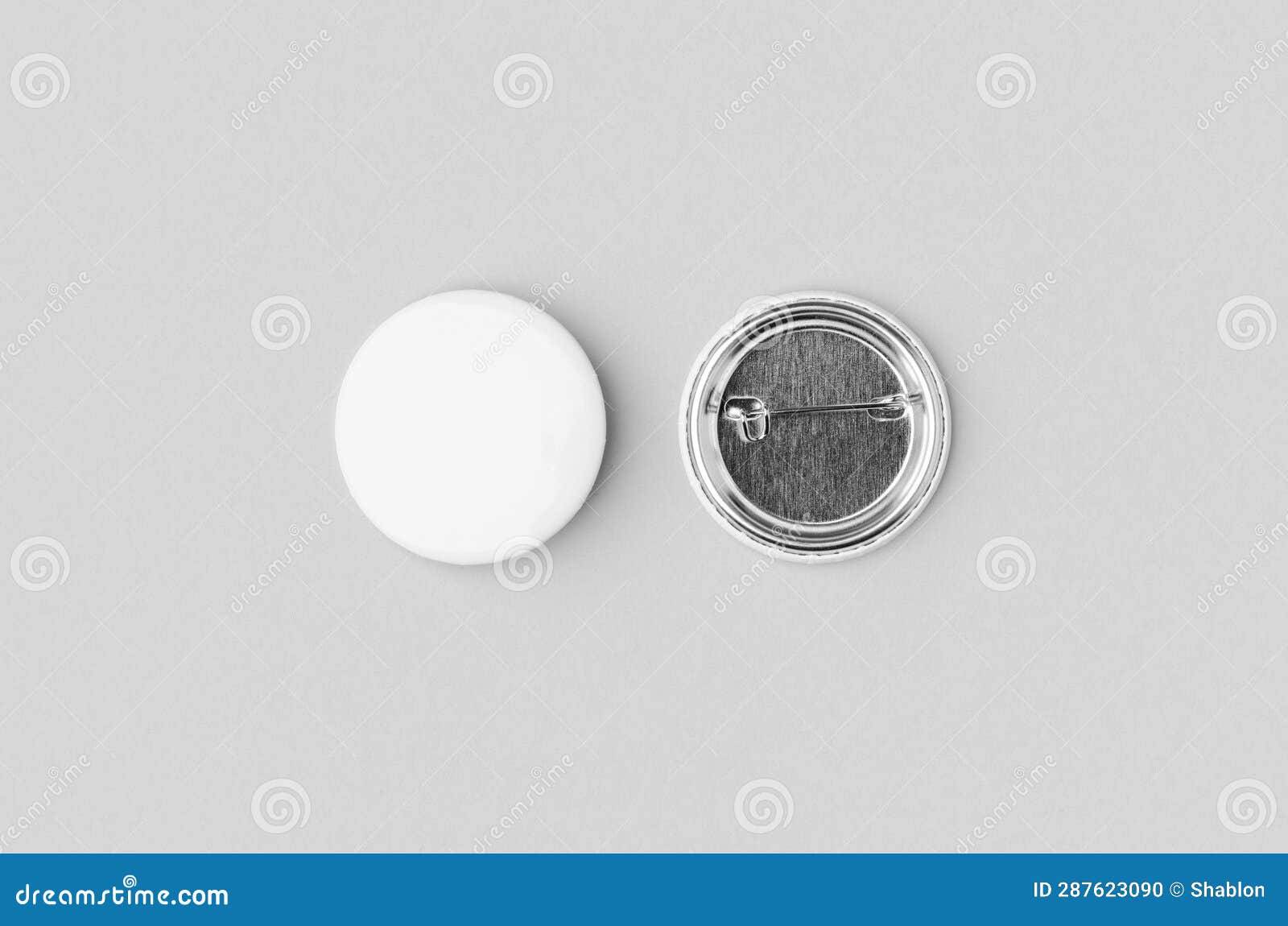Pin Button, Badge Mockup, Medium Size Stock Photo - Image of sign ...