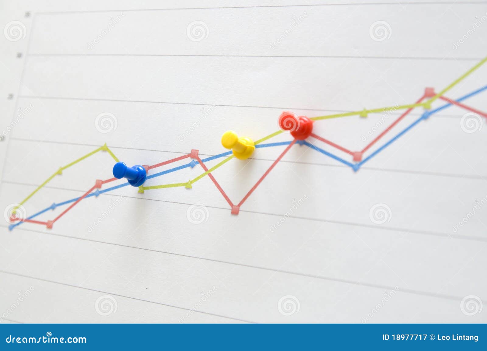 Pin and Chart stock image. Image of graph, growth, accounting - 18977717