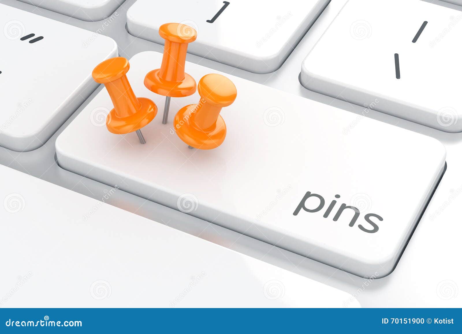 Pin concept stock illustration. Illustration of memo - 70151900