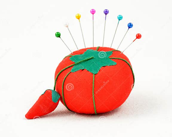 Pin Cushion stock image. Image of pins, sewing, cloth - 19931387