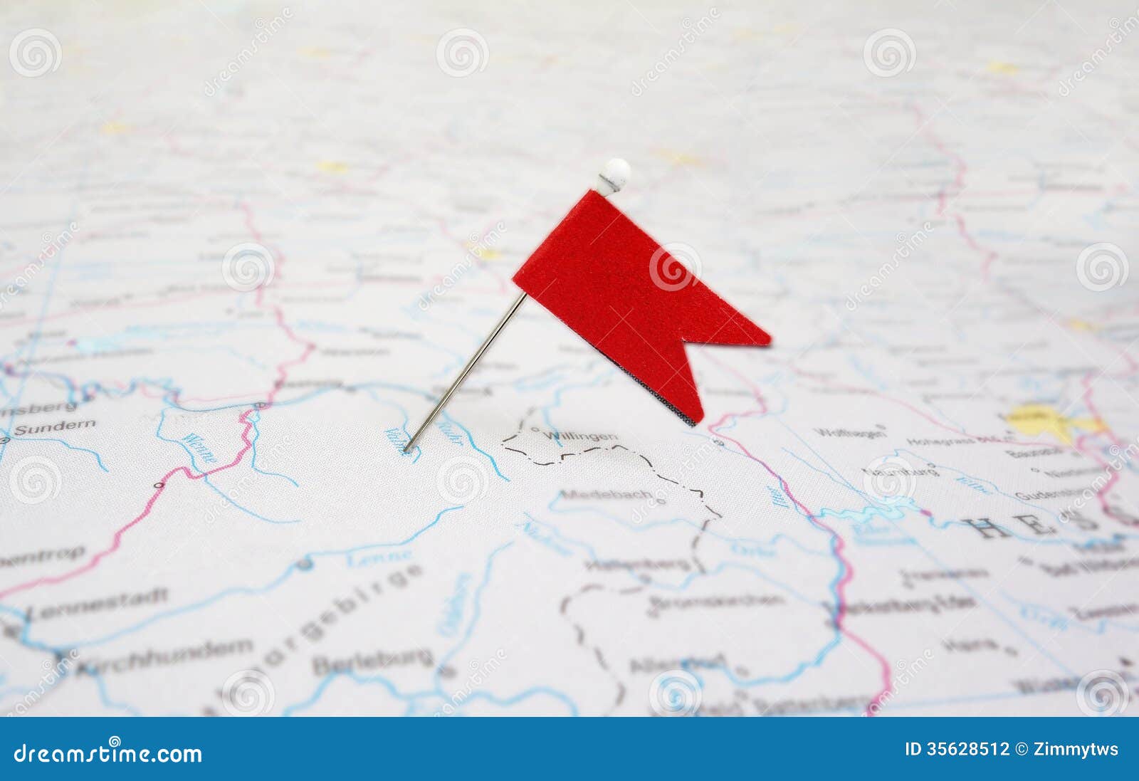 Pin flag stock photo. Image of travel, location, macro - 35628512