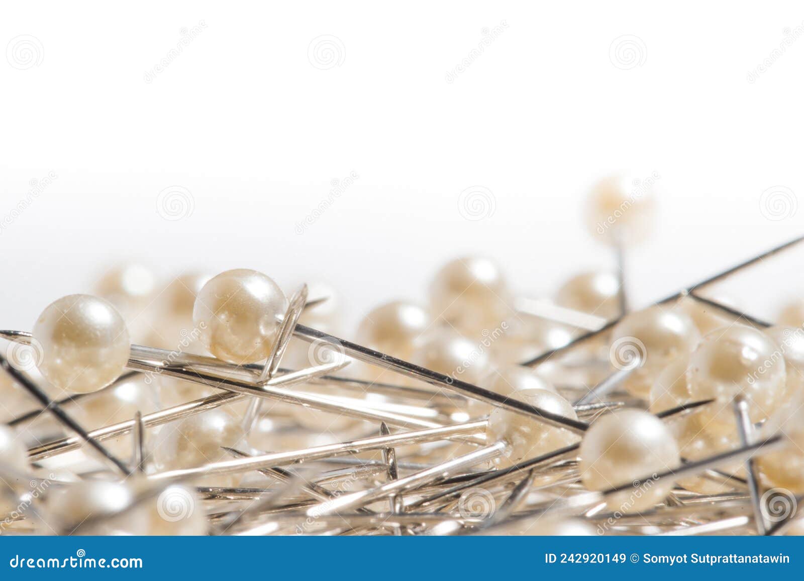 Pin Head White Color on White Background Stock Image - Image of ...