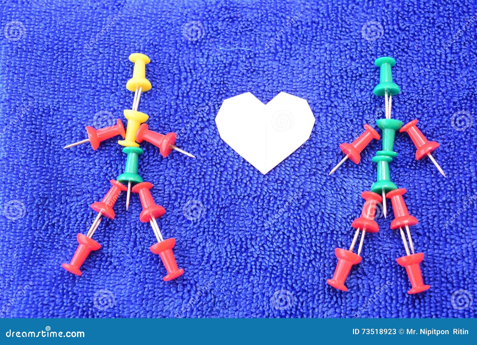 Pin stock image. Image of pinned, stick, human, sign - 73518923