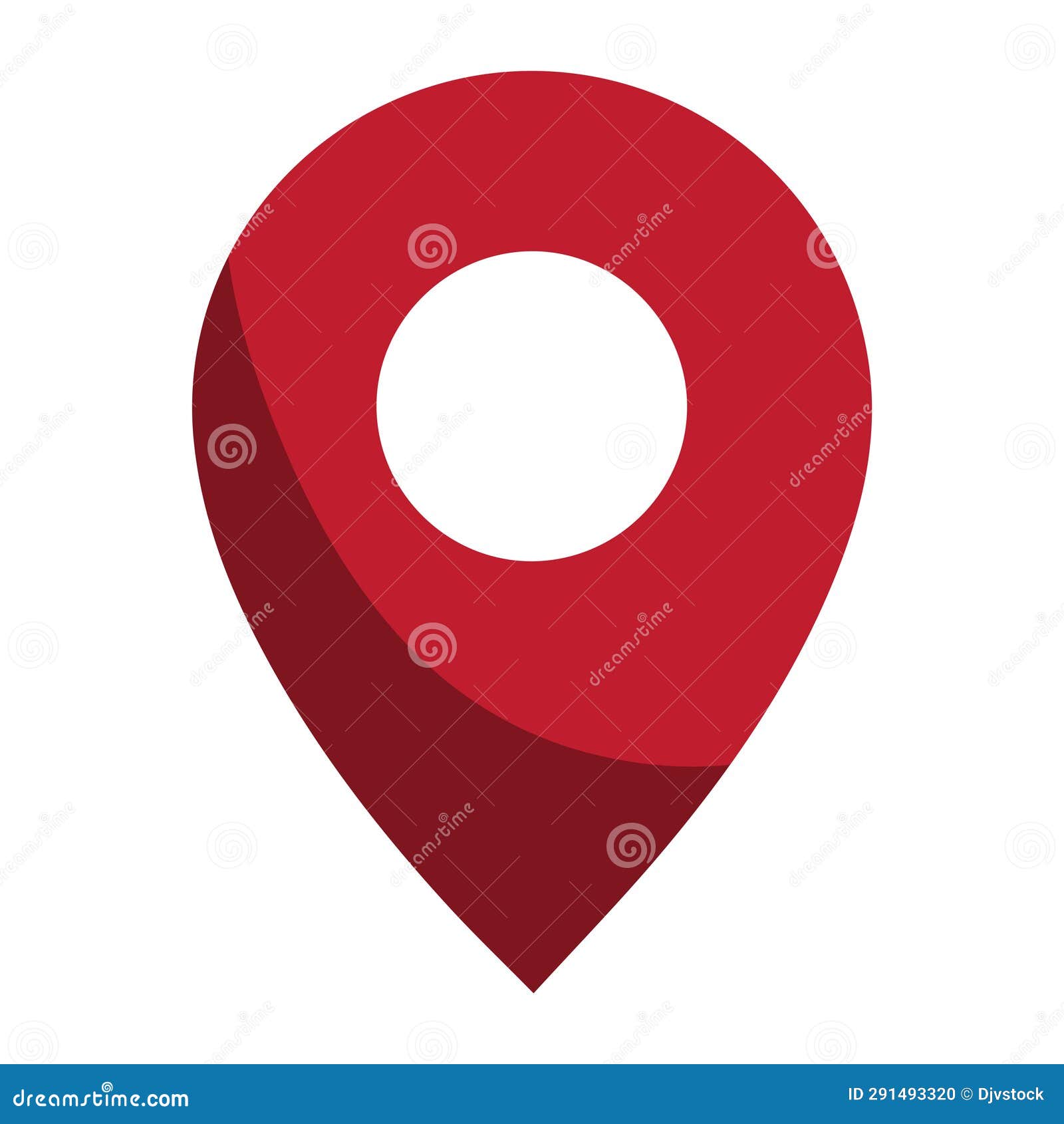 Pin icon location button stock illustration. Illustration of isolated ...