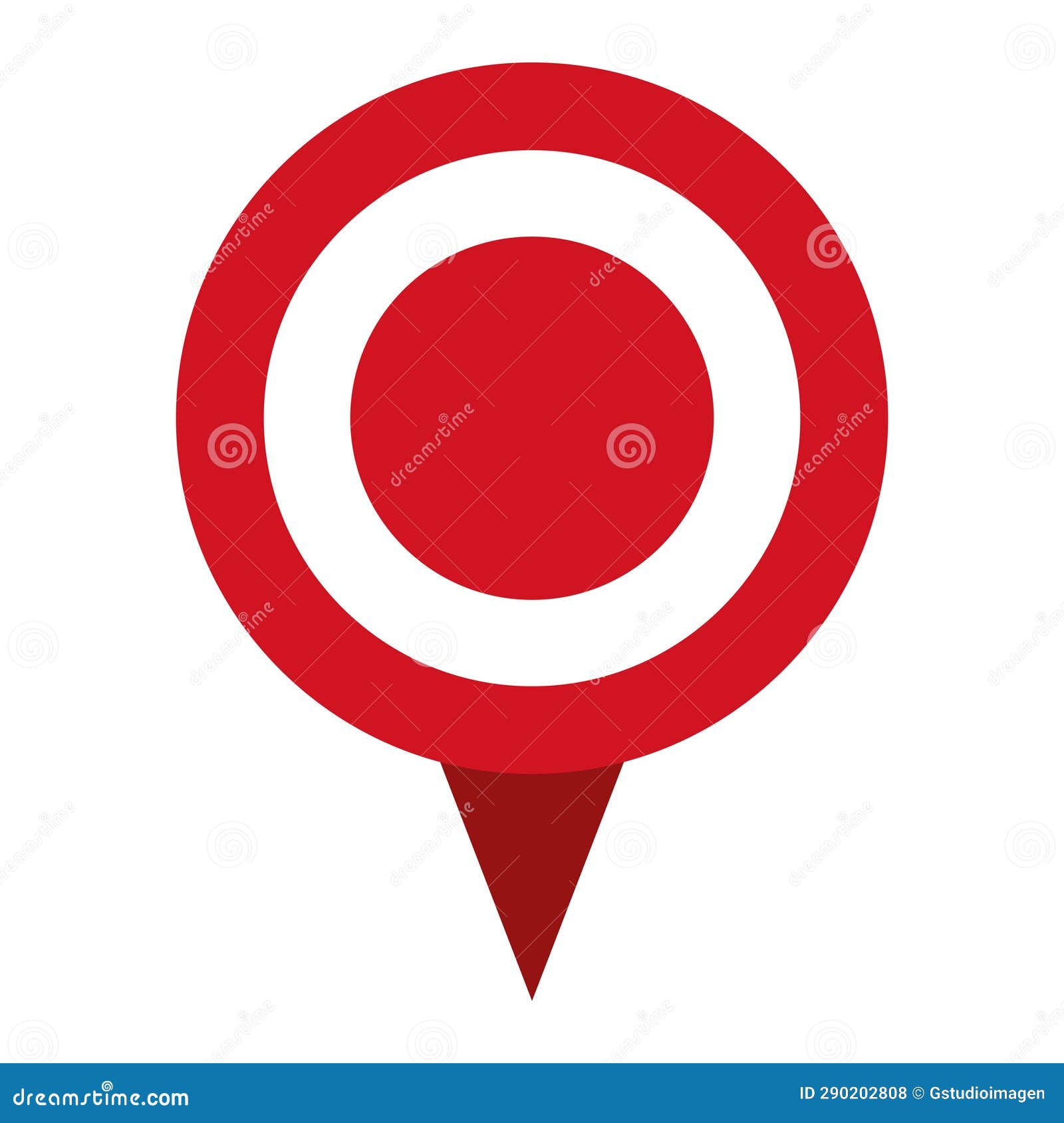 Pin icon location position stock vector. Illustration of direction ...